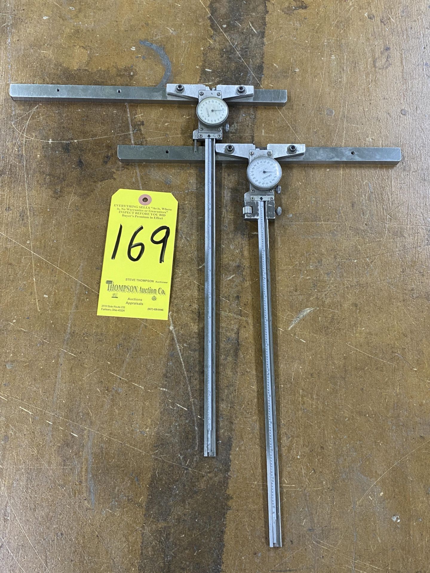 (2) Mitutoyo 12" Depth Calipers