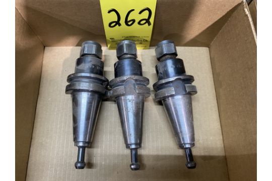 (3) BT 40 Tool Holders
