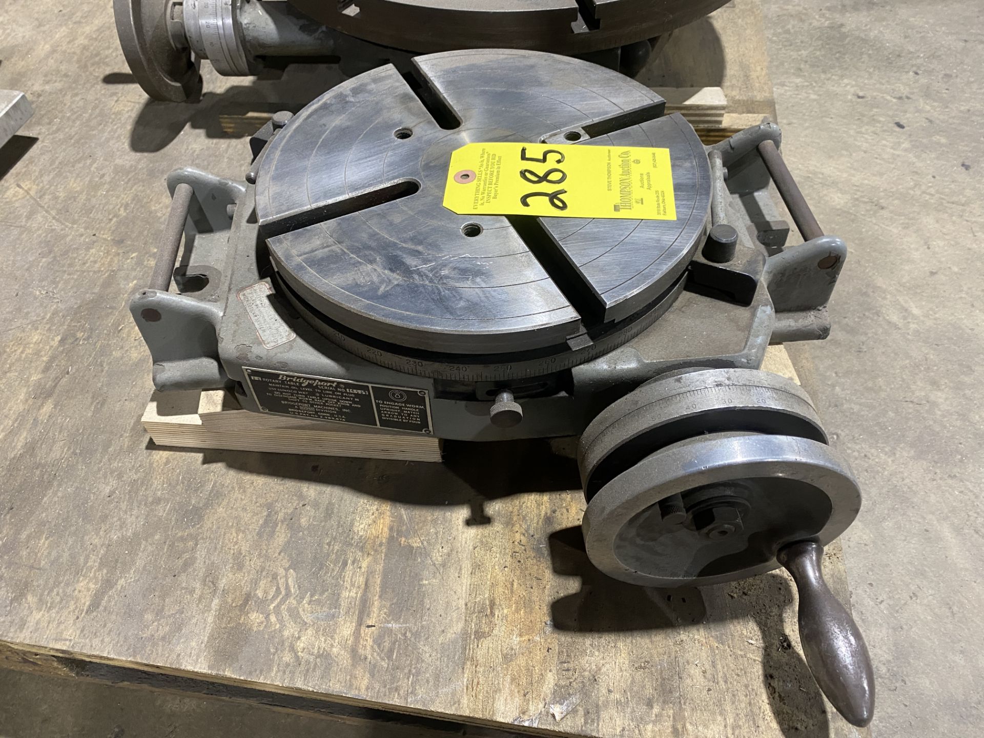 Bridgeport 12" Rotary Table, s/n 14539