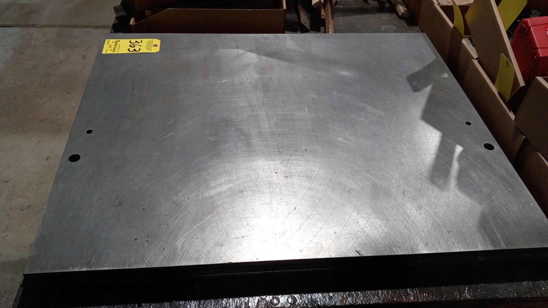 Cast Iron Layout Plate 37" x 31" x 1"