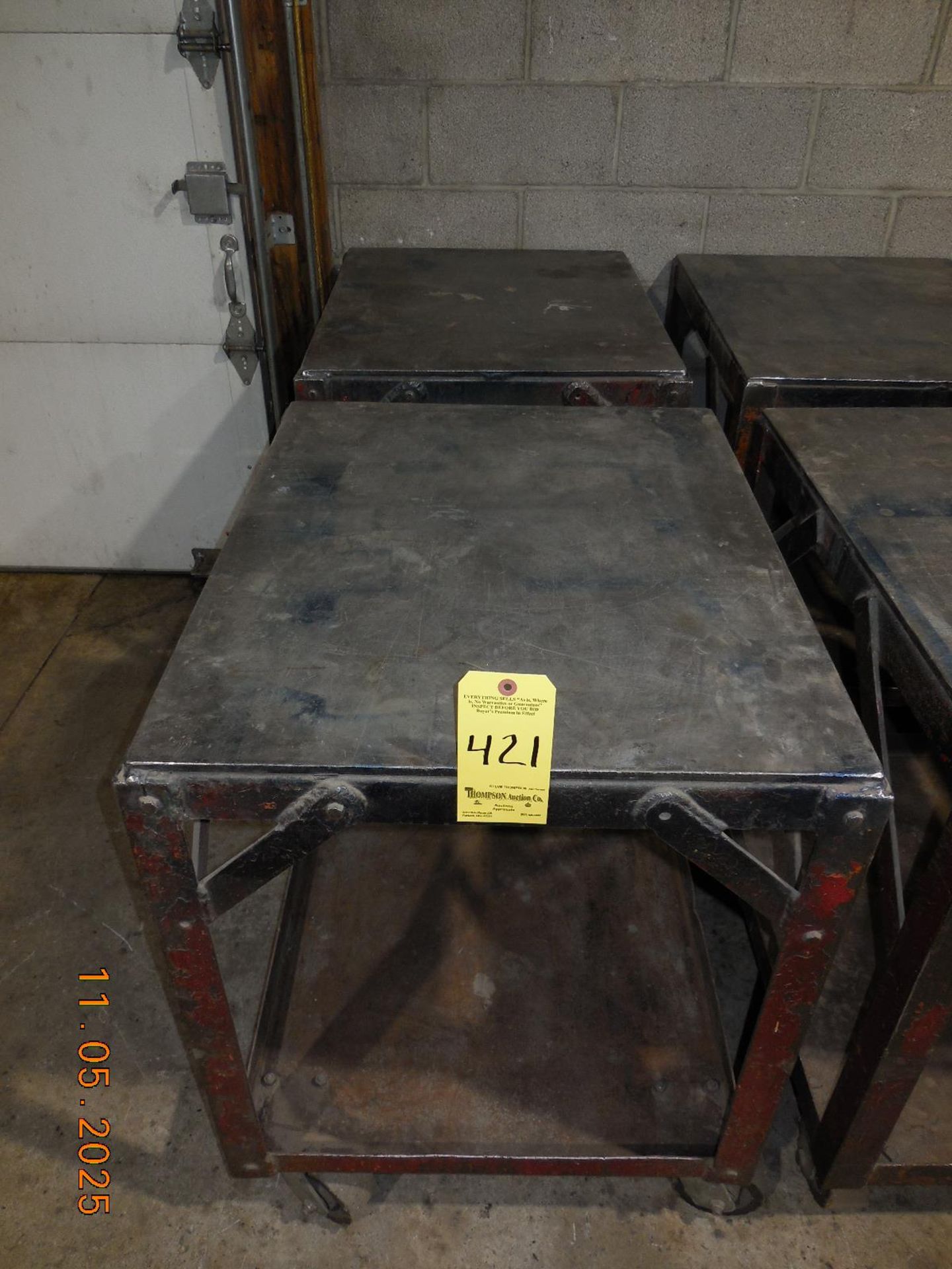 (2) 24" X 30" X 33" Steel Carts