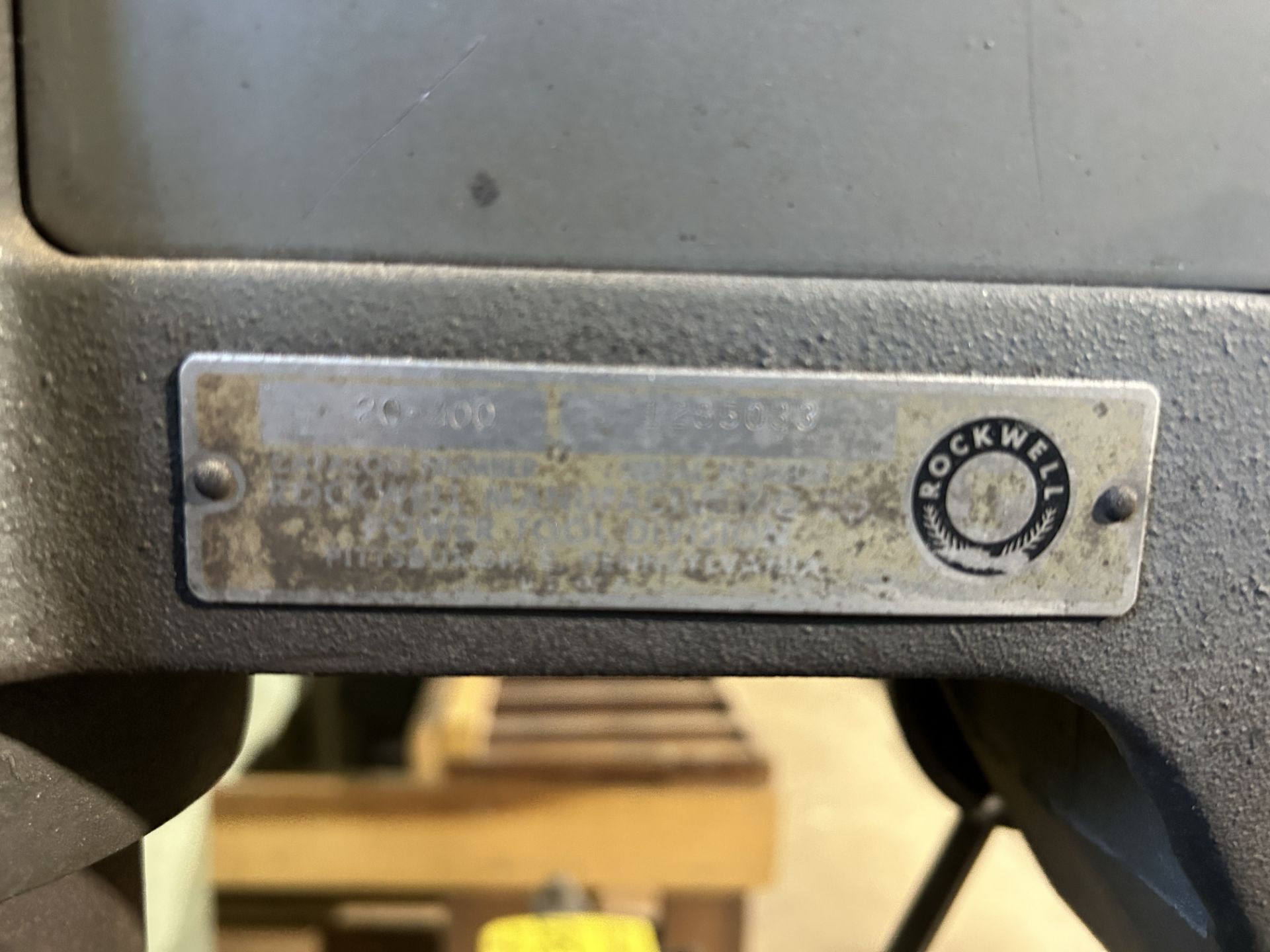 Delta Rockwell 20-400 Single Spindle Drill, S/N 1285033, 20", Floor Model