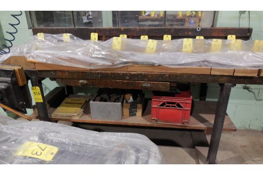 Pattern Makers Bench 91" x 27" x 38" with Vise