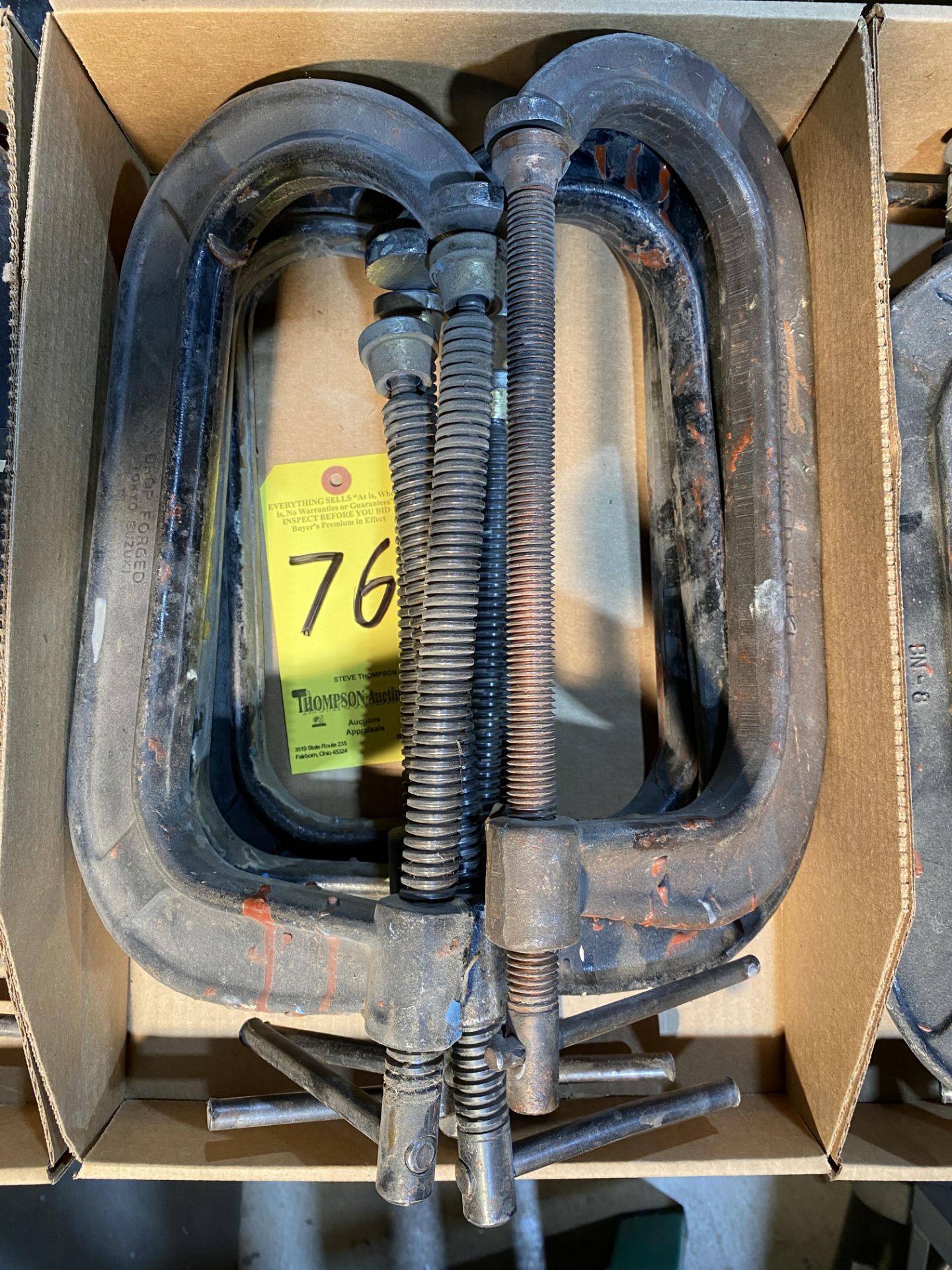 (6) Large C-Clamps