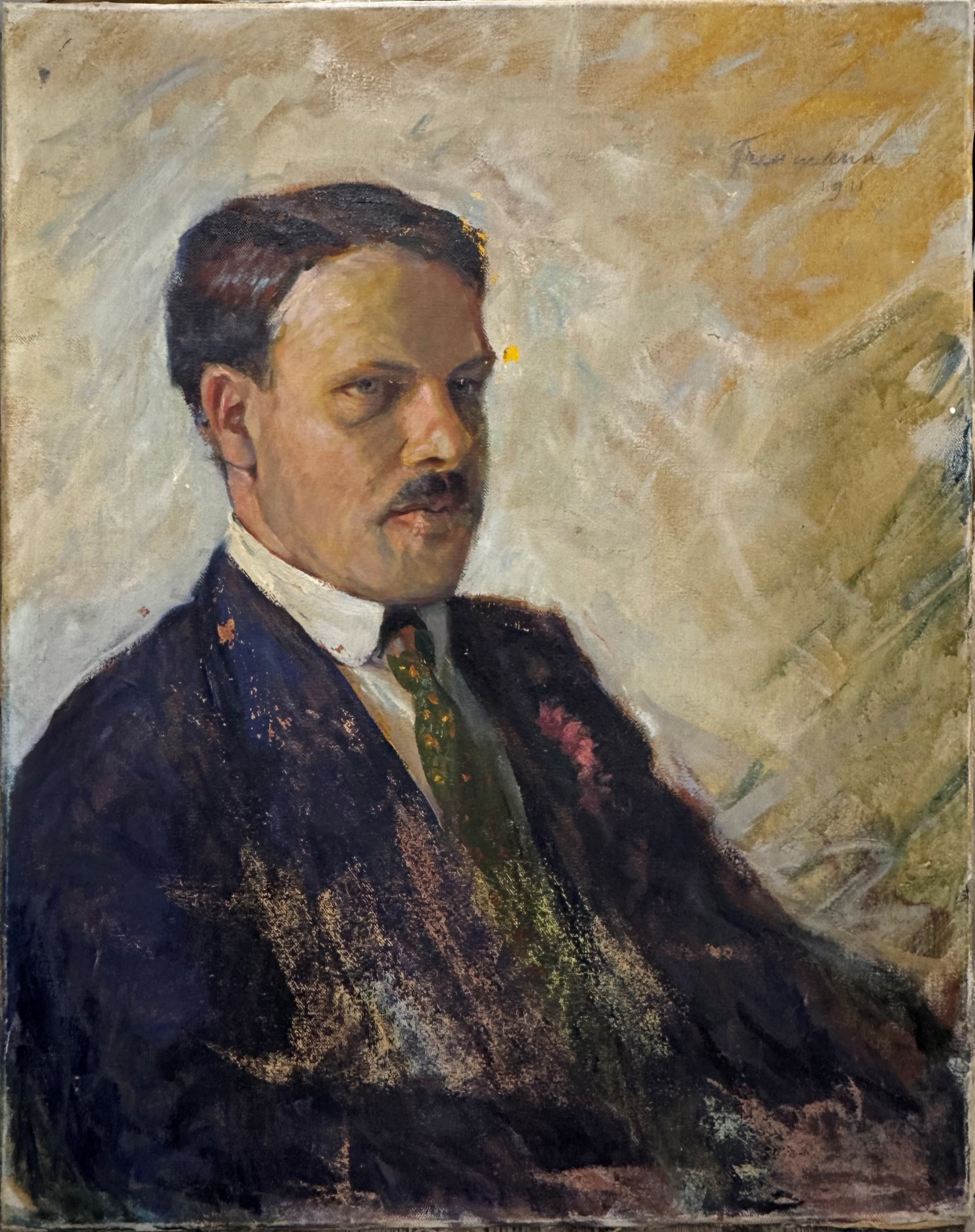 Joseph Oppenheimer (1876-1966) - bust portrait of a gentleman, signed ...