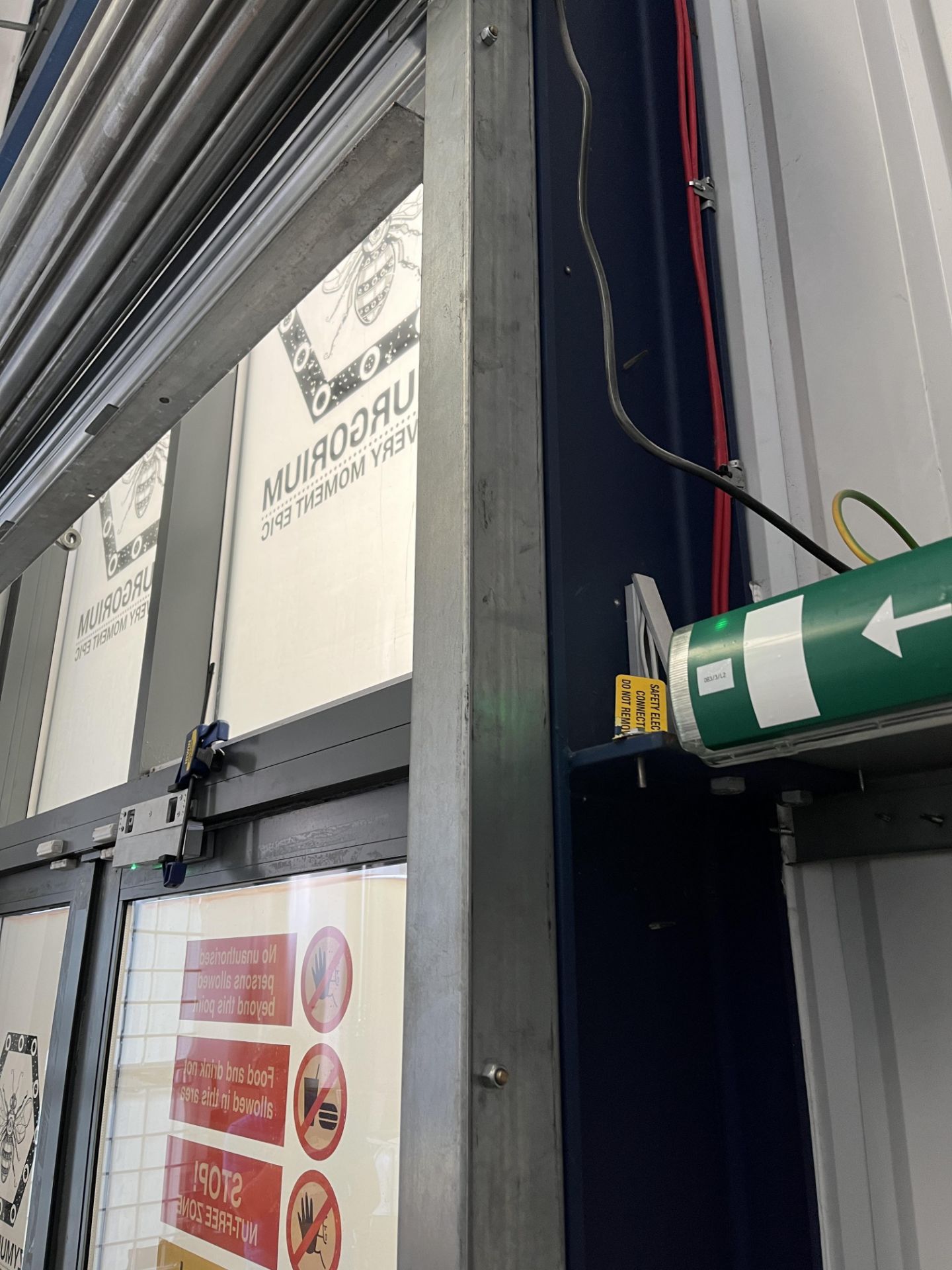 2 x Commercial Roller Door Shutters Dimensions: Width: 2.27m Height: 3m ...