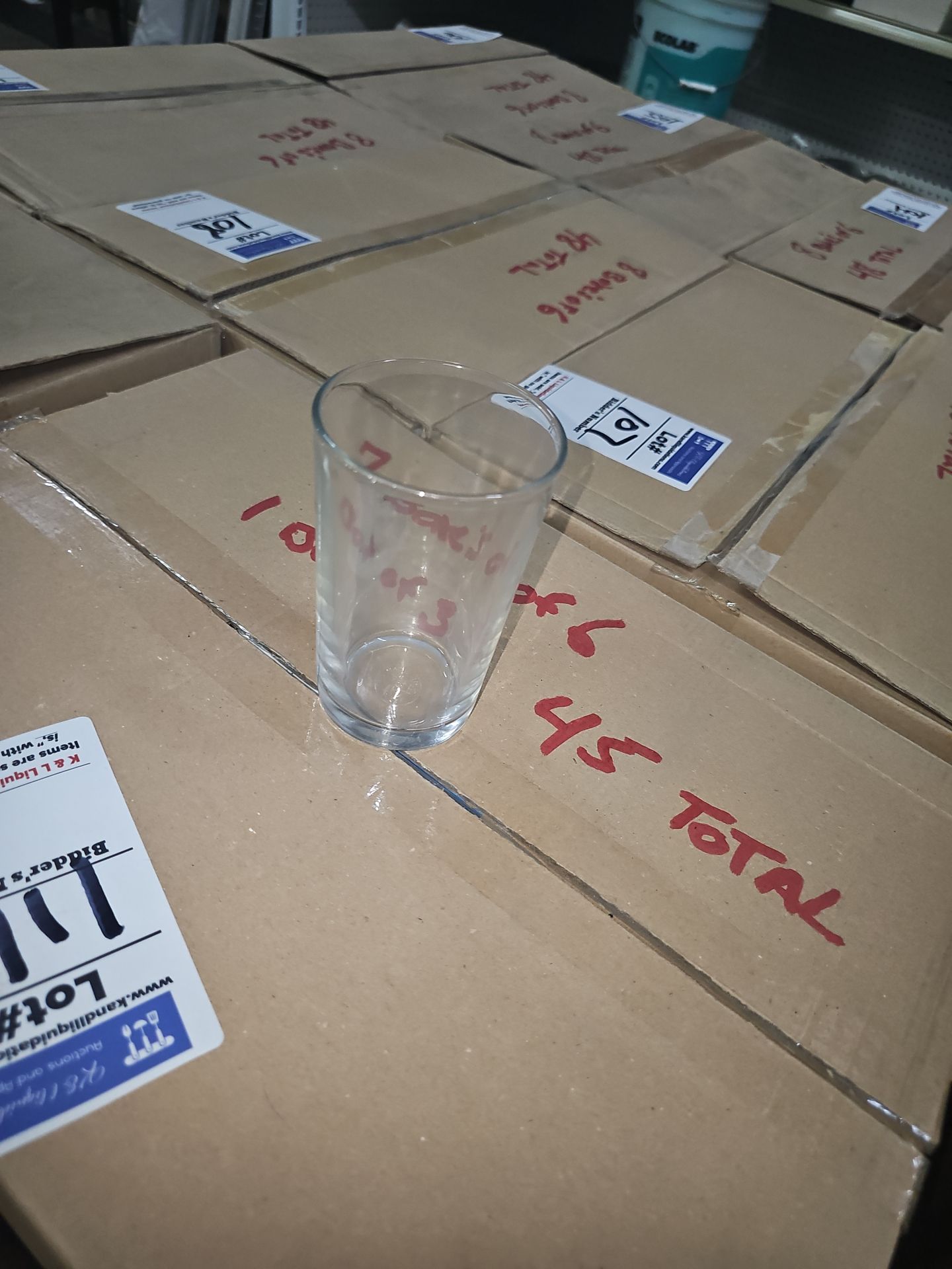 Commercial graded glassware Sold per glass