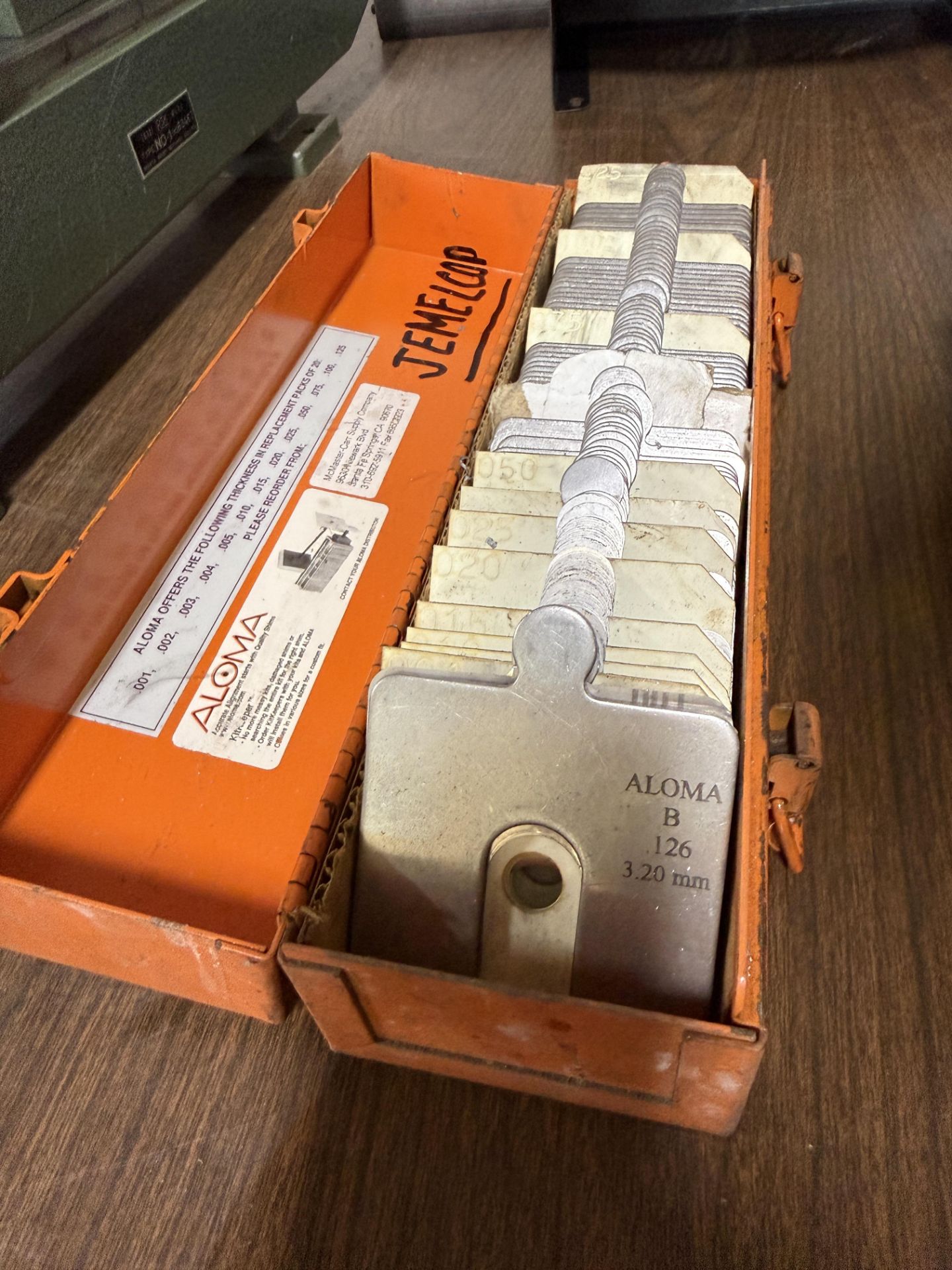 Aloma Leveling Shim Set With Various Other Leveling Shims