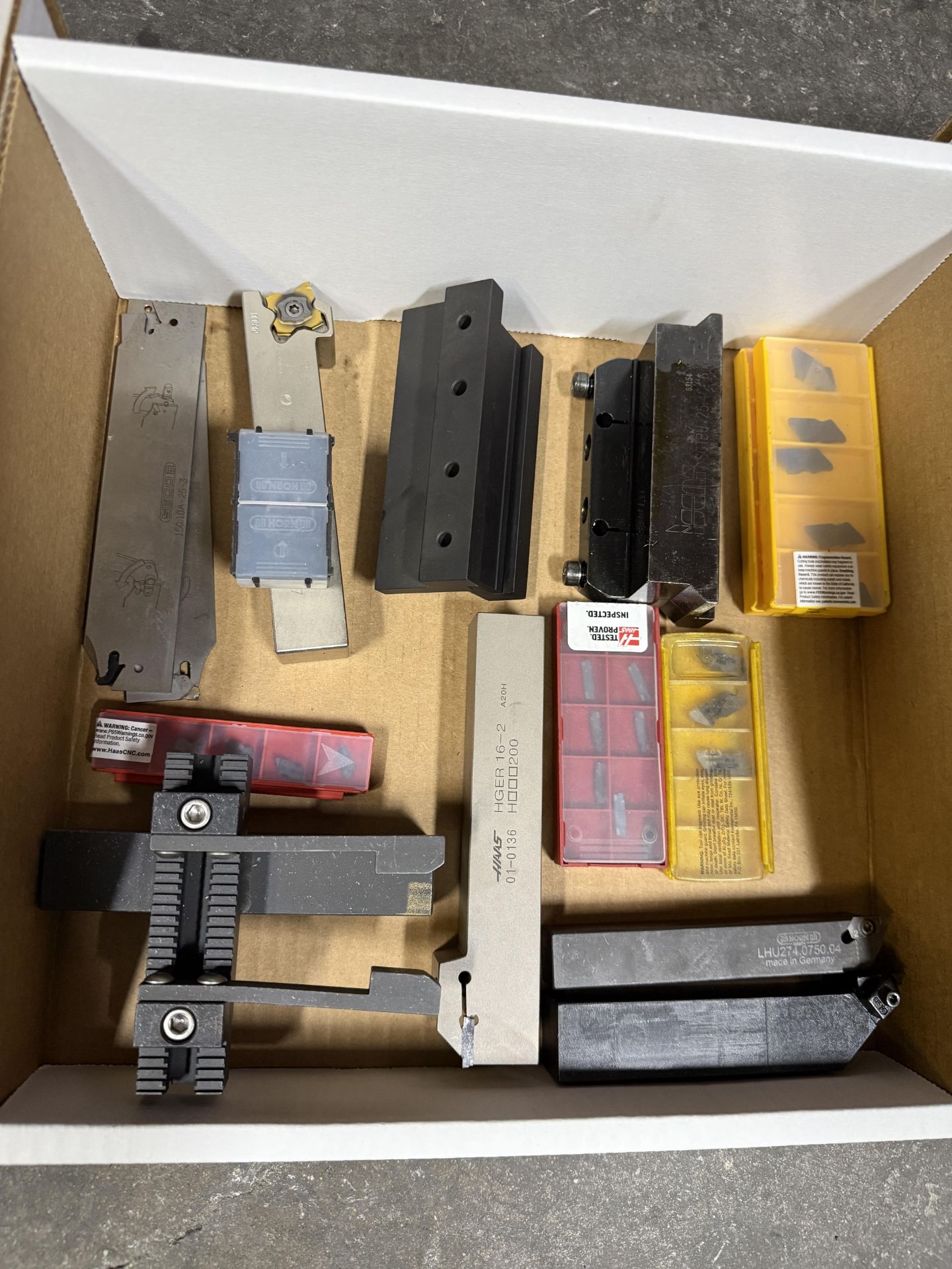 Box With Cut Off Tools & Holders, Insert Stick Holders, Bar Grabber ...