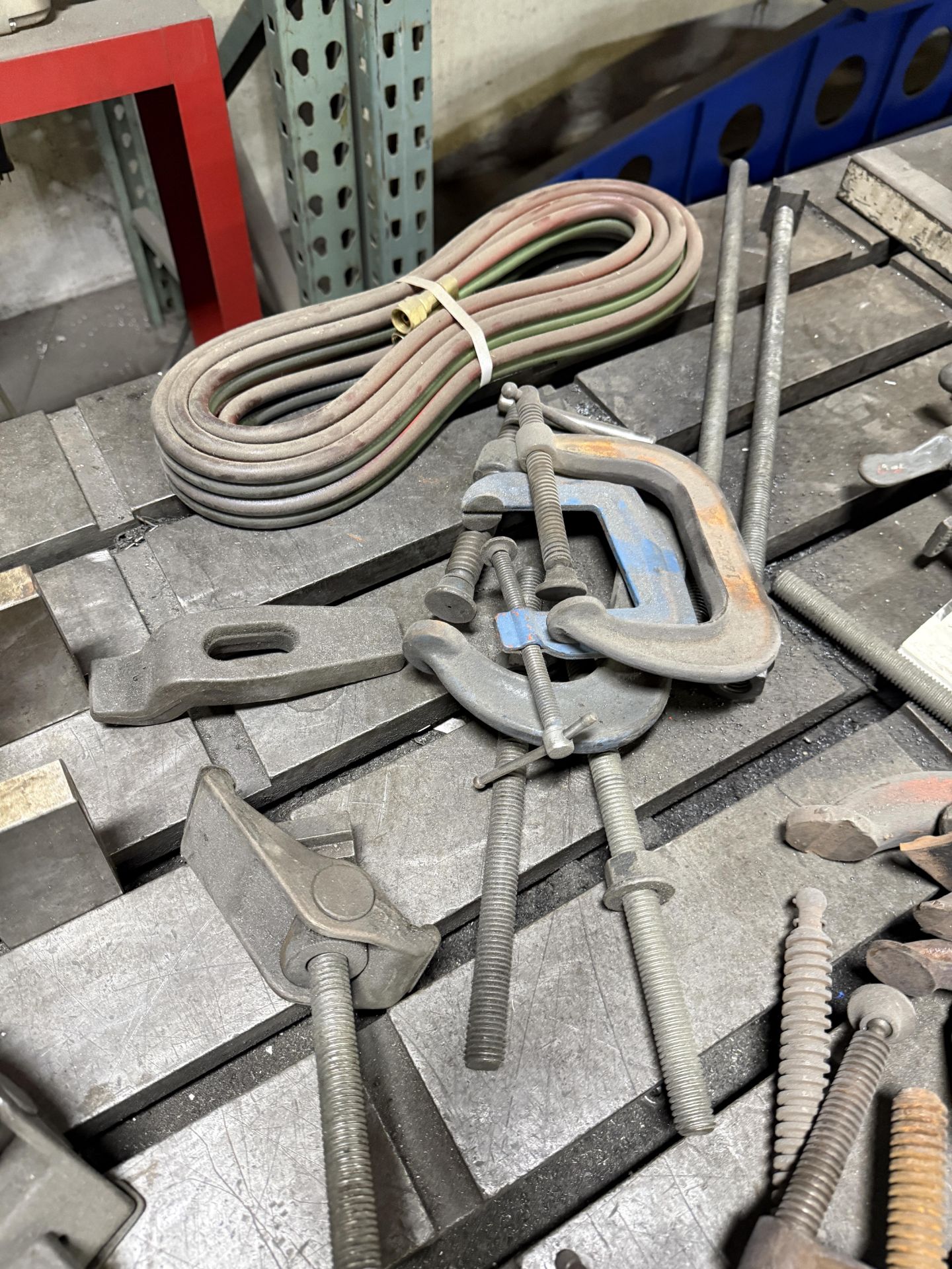 Heavy Duty T-Slot Welding Table With Various Clamps & 5" Table Vise 48 ...