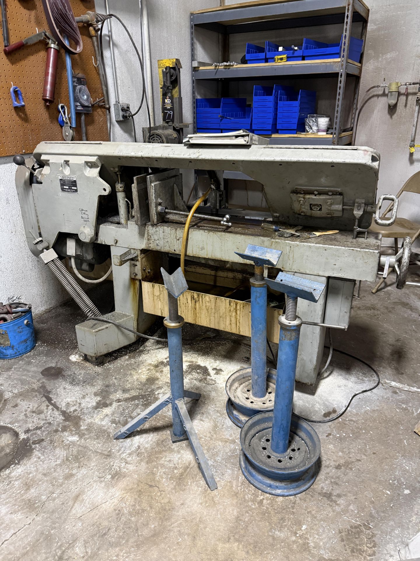 Kalamazoo Horizontal Band Saw Model 9AW With Material Stands