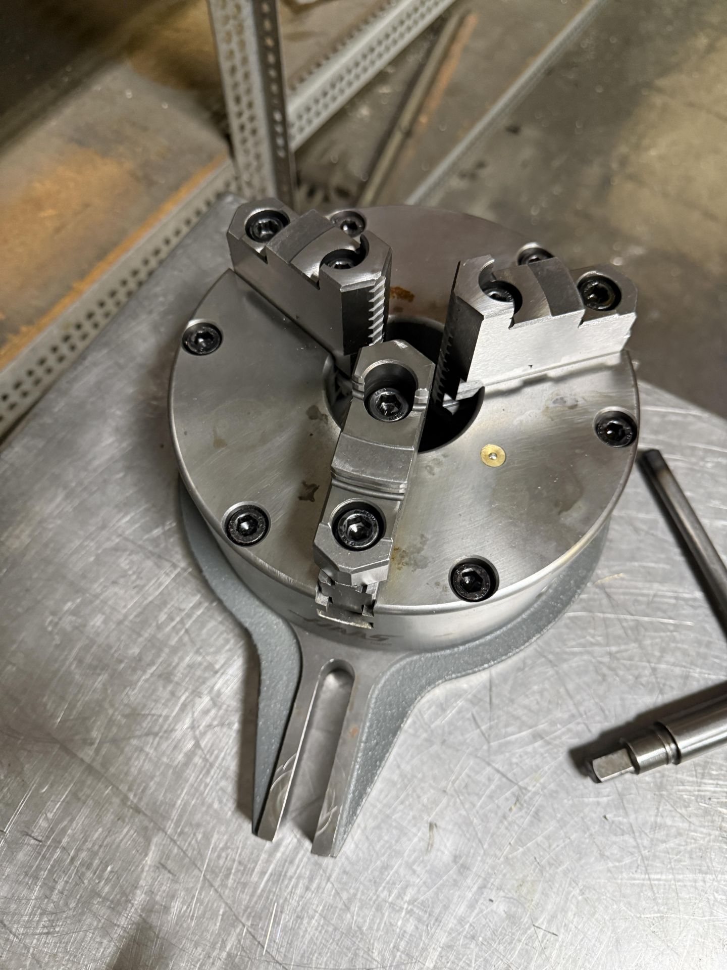 8" Chuck Table Fixture With Haas 8" 3-Jaw Chuck