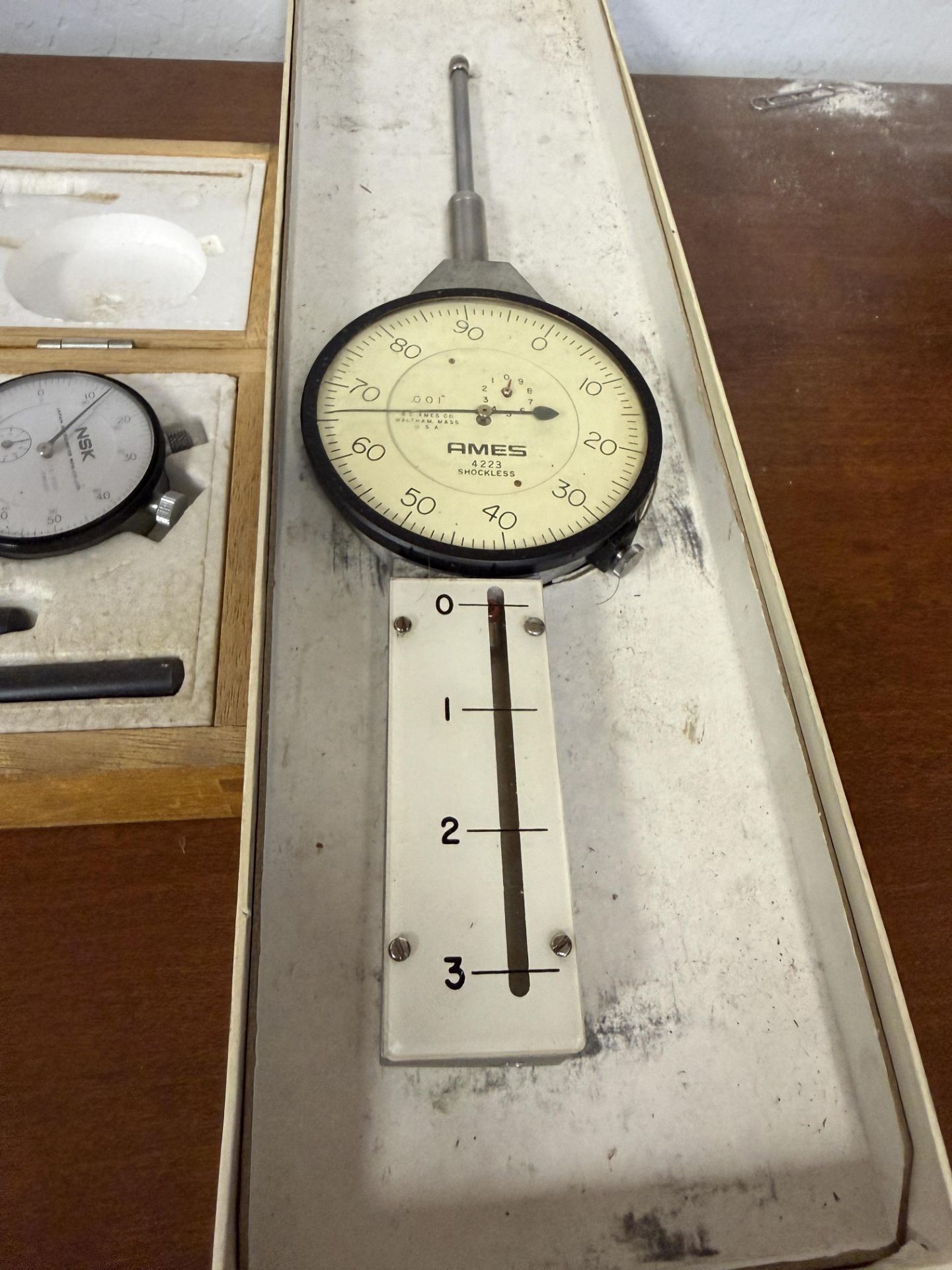 Ames # 4223 Large Drop Dial Indicator .001" x 3" & NSK 1" - .001" Drop ...