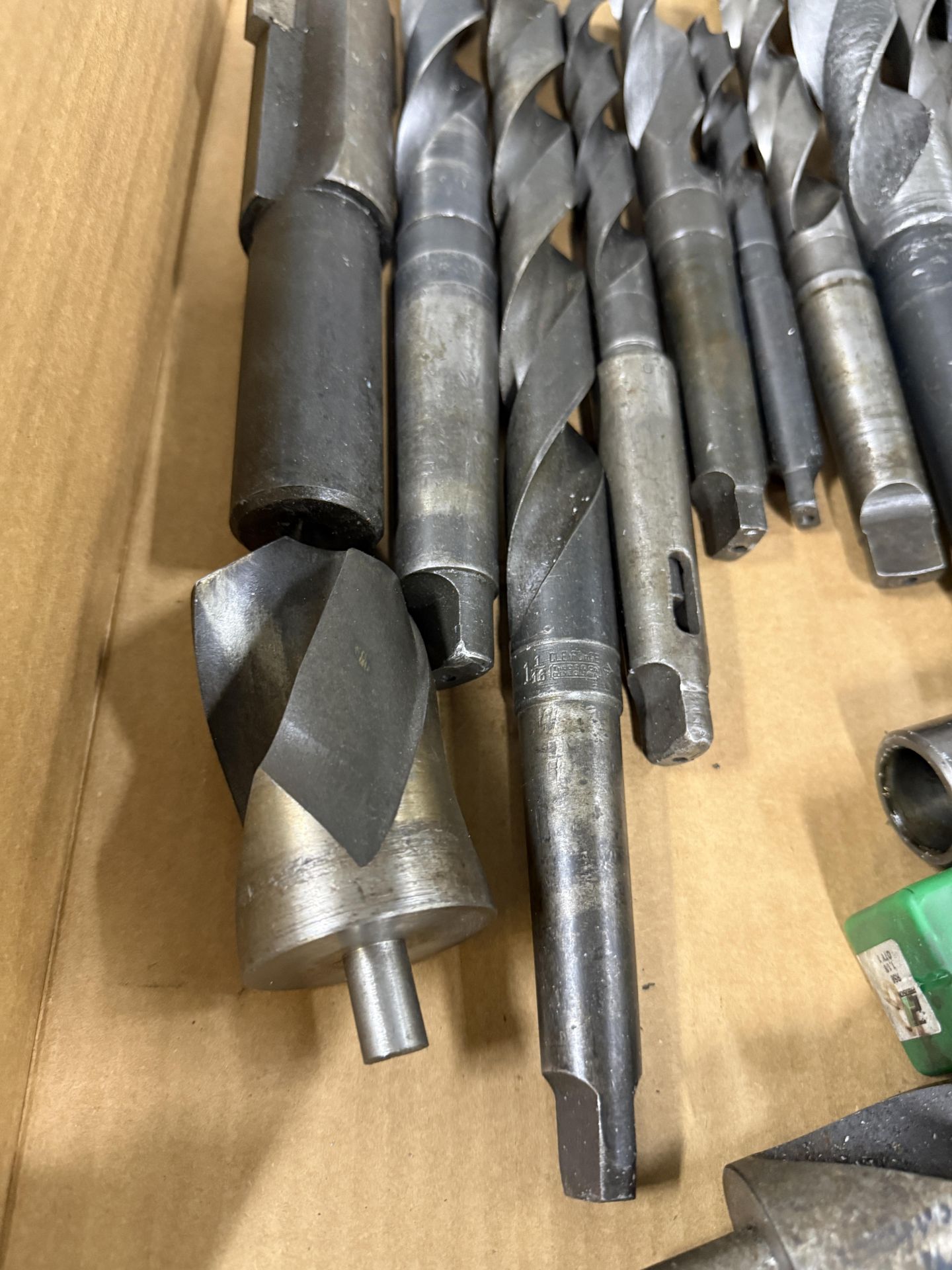 Large Box of Large Drills & Boring Drill