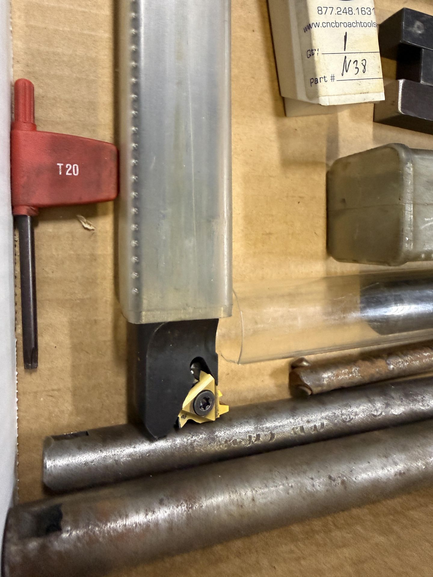 Box of Various Insert Stick Holders & Insert Boring Bar Holders