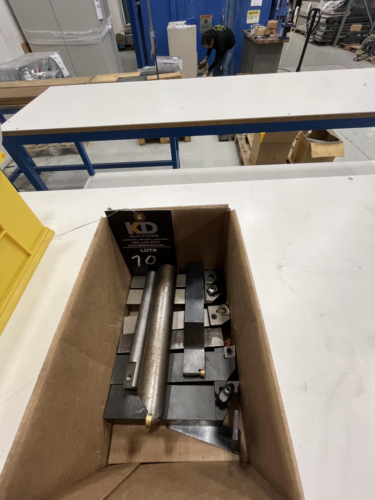 Box of Various Insert Boring Bar Holders and Insert Stick Holder