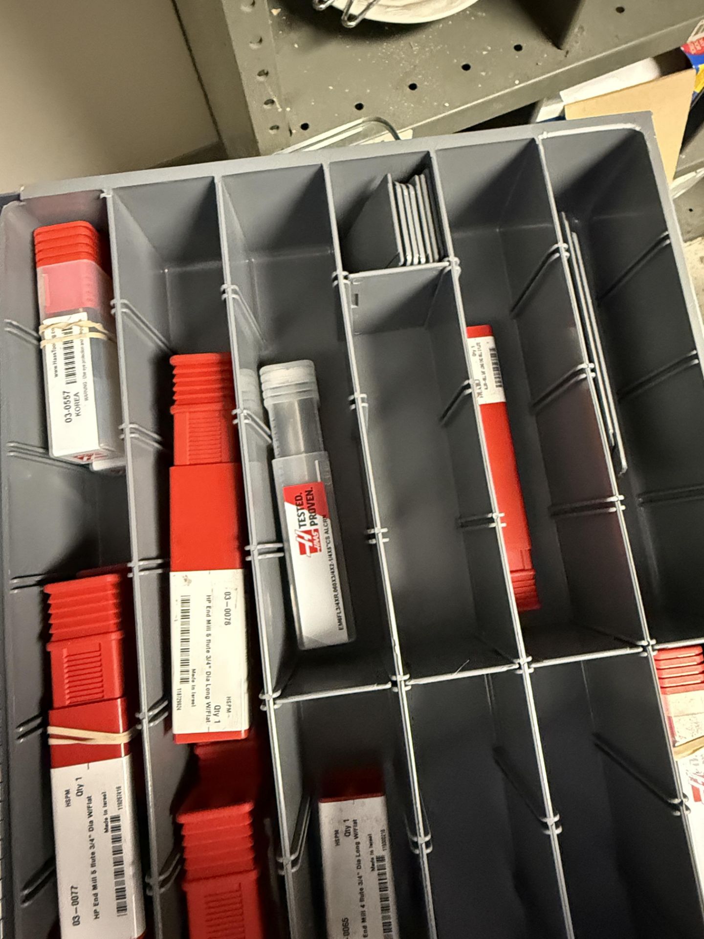 (2) Klein Tool Metal Organizers With New Haas Tooling, Radius & Flat ...