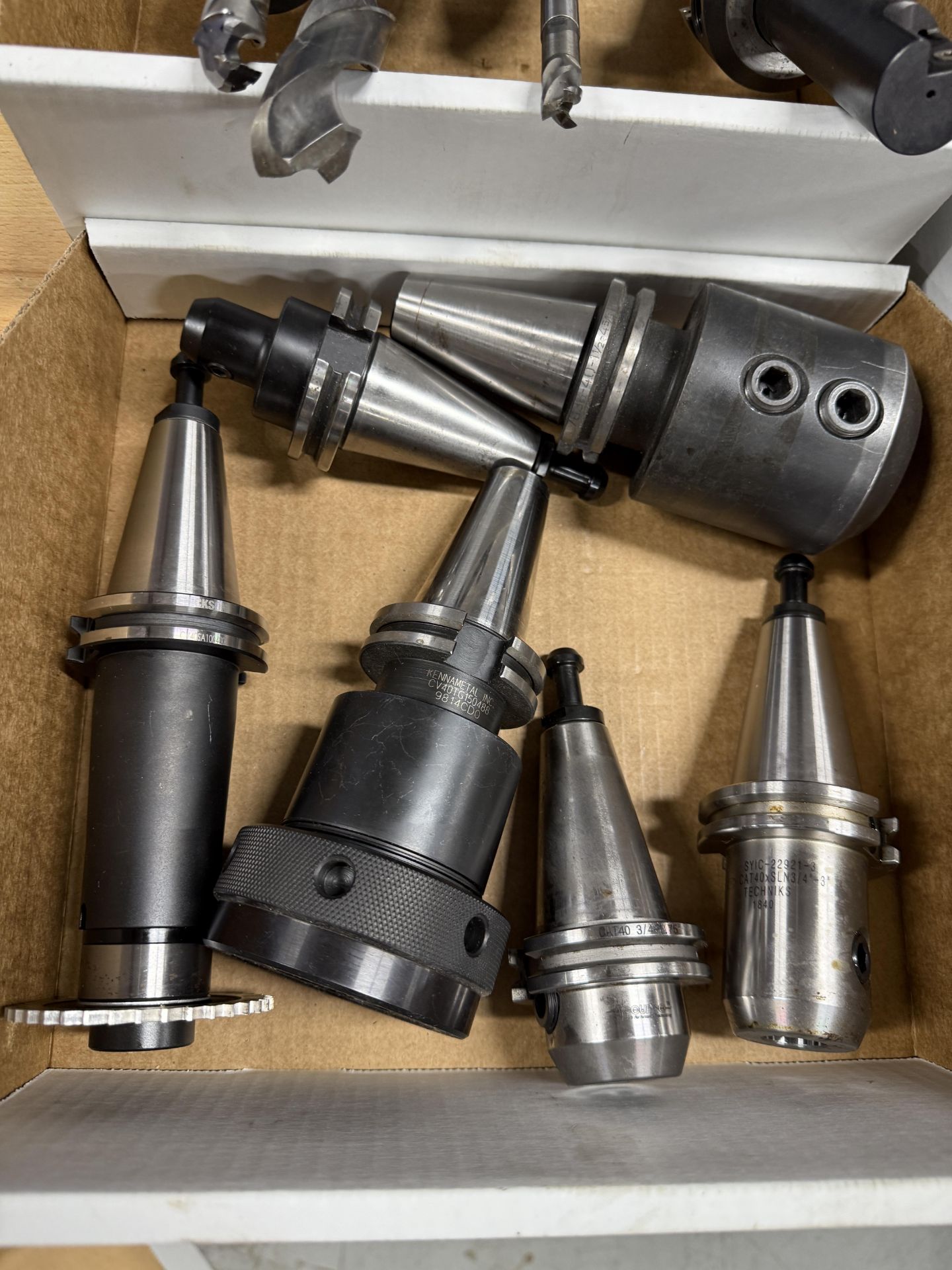 (10) CAT 40 Boring Bar & Fly Cutter Tool Holders Kennametal, Erickson ...