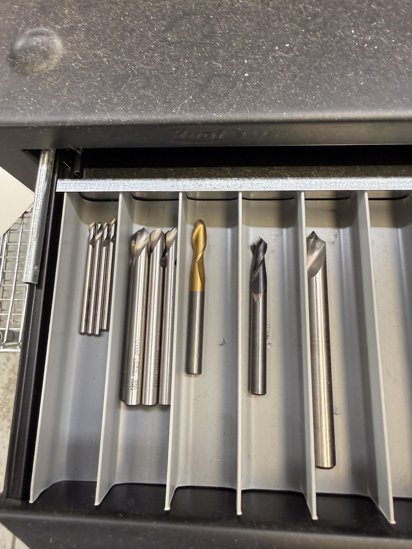 Kimball Midwest Hout Tool Organizer, Various Drills & Endmills, Walter ...