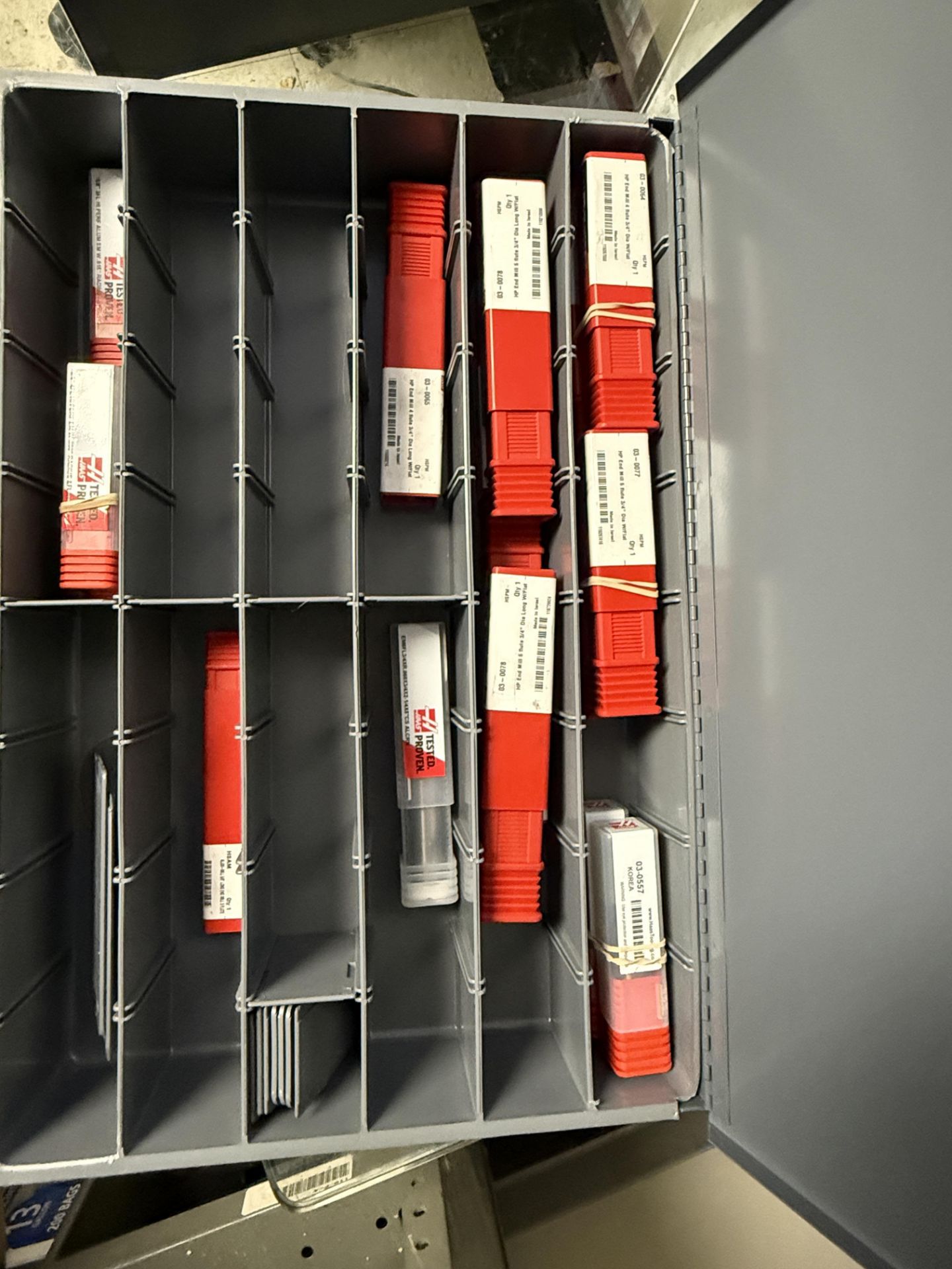 (2) Klein Tool Metal Organizers With New Haas Tooling, Radius & Flat ...