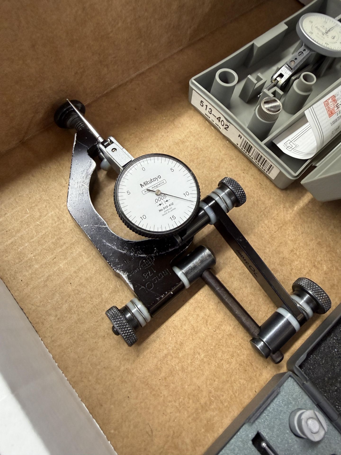 Mitutoyo Dial Indicator .0001" # 513-443, Interapid .005" Dial ...