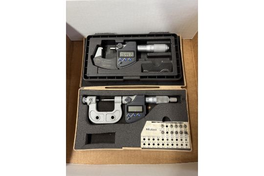 Digital Mitutoyo Thread Micrometer With Multiple Pitches # 326-351-10 ...