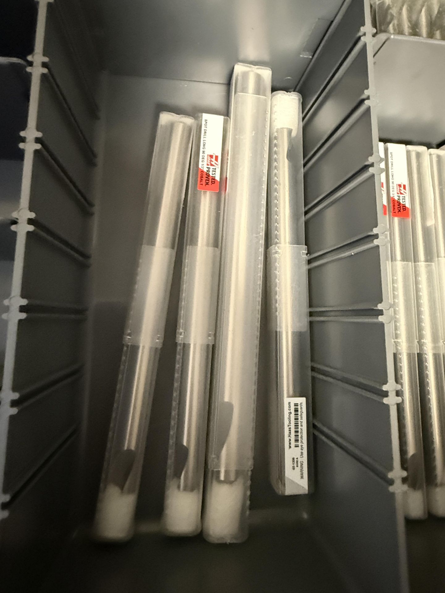 (2) Klein Tool Metal Organizers With New Haas Tooling, Radius & Flat ...