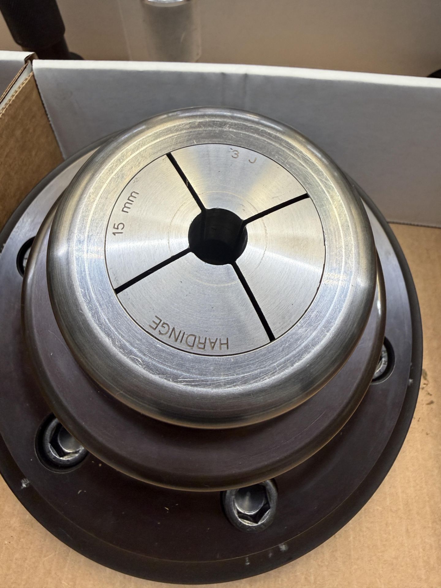 ATS Workholding K3080A-F17/A8-3J BB PB, 3J Collet Nose Chuck