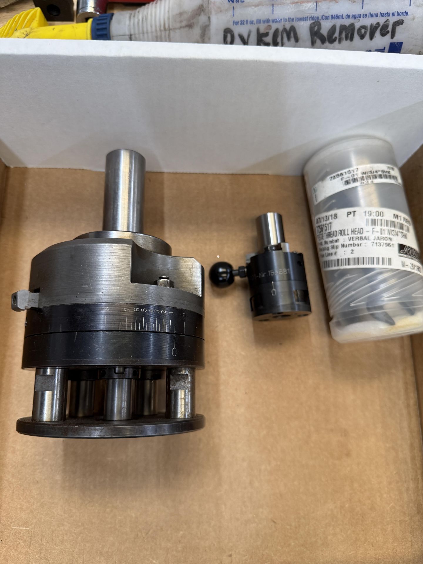 LMT Fette Ark-F01 - 3/4" Thread Roll Head & LMT Fette E10-114148 Radial ...