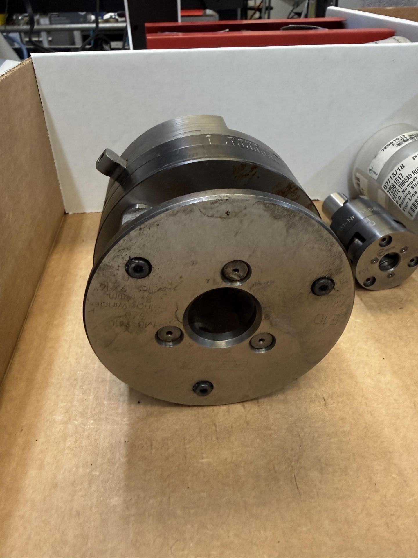 LMT Fette Ark-F01 - 3/4" Thread Roll Head & LMT Fette E10-114148 Radial ...