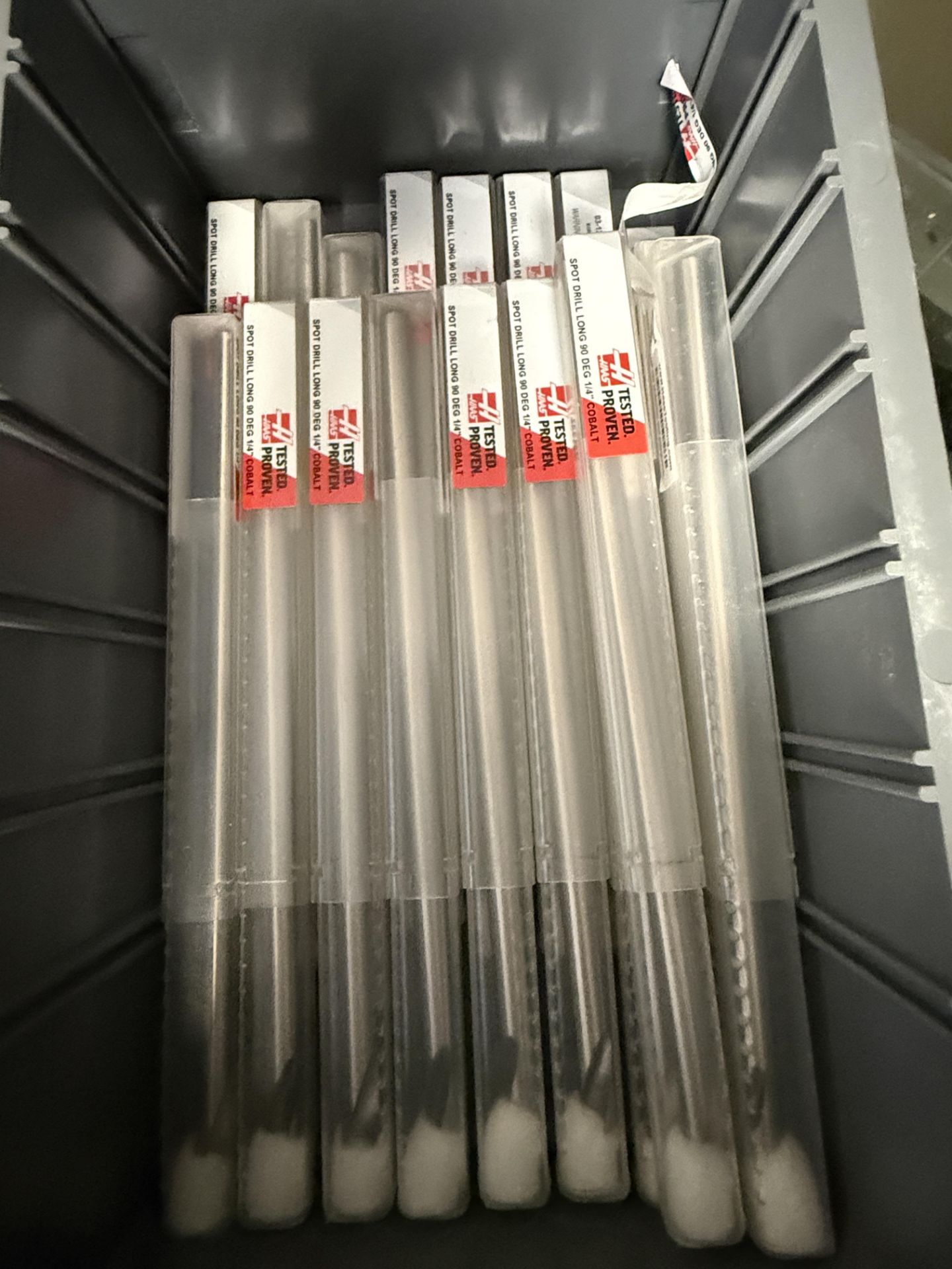 (2) Klein Tool Metal Organizers With New Haas Tooling, Radius & Flat ...