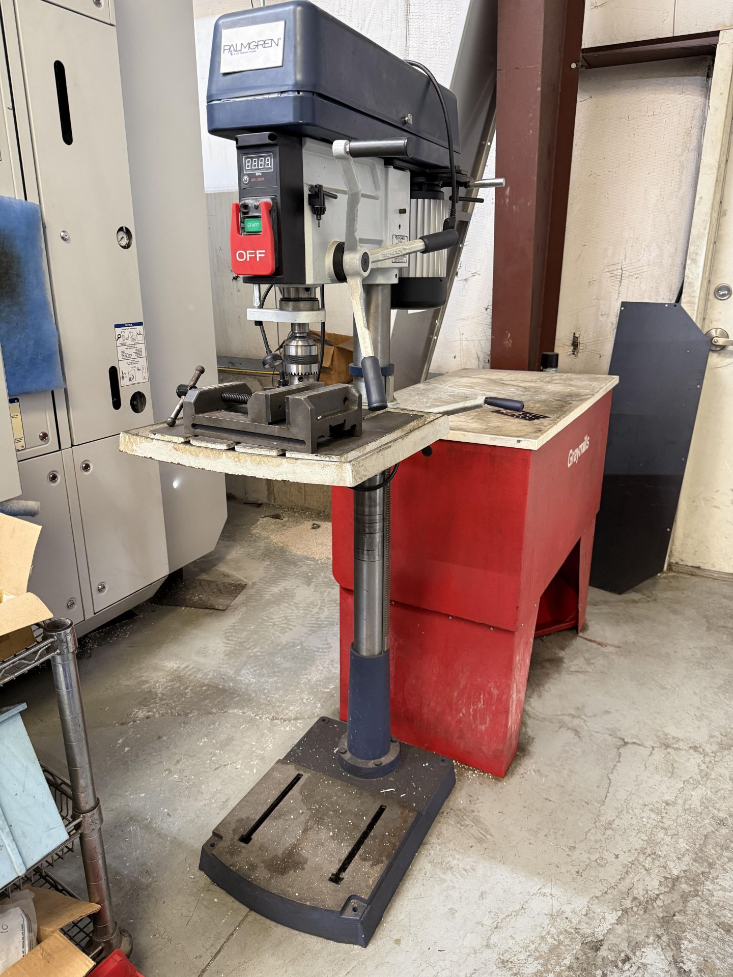 Palmgren 20" Step Pully Drill Press Model 9680209 With Palmgren Table ...
