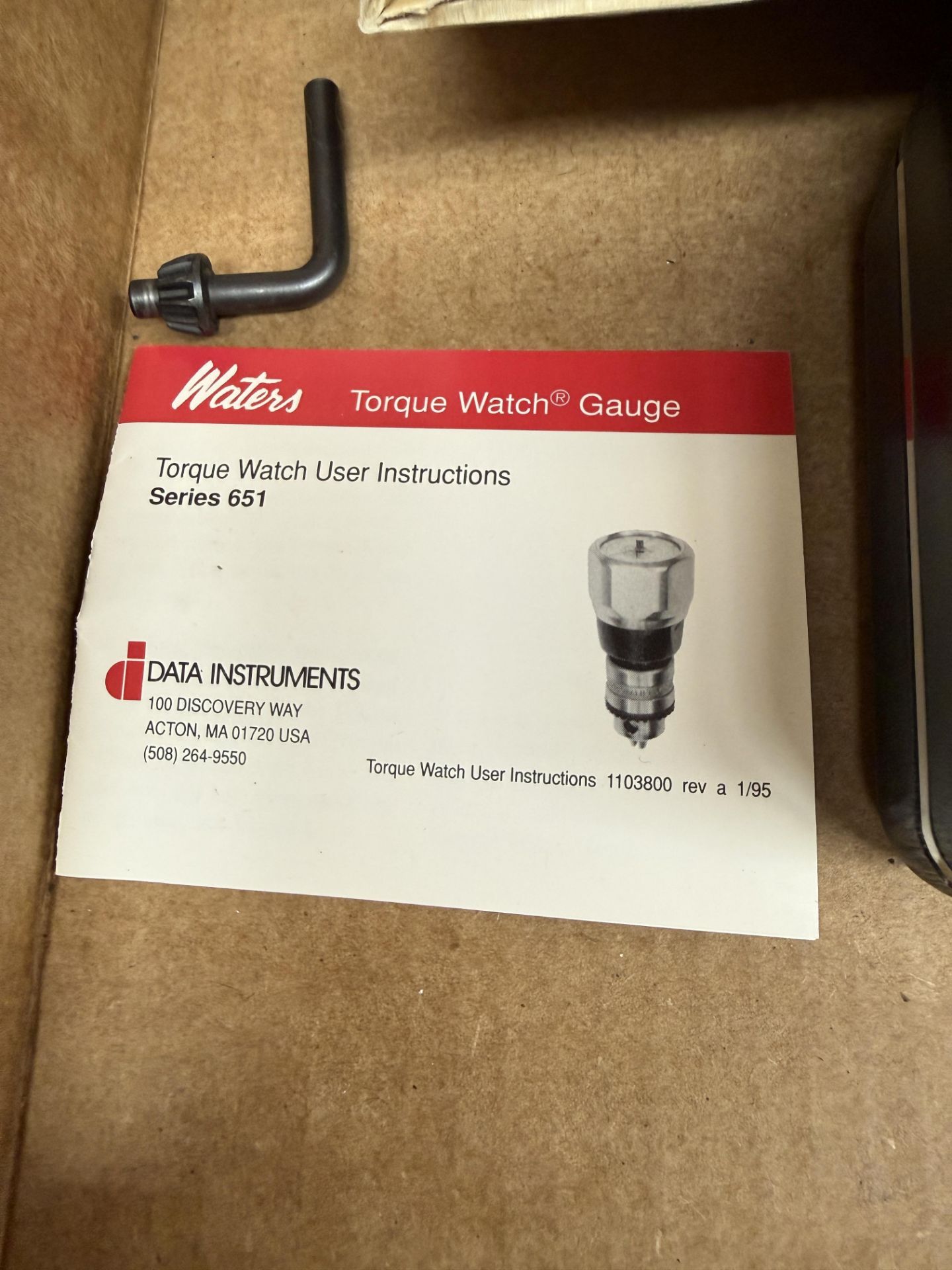 Data Waters Instruments Torque Watch Gage & OK Tohnichi Tokyo 1/4 Hex ...