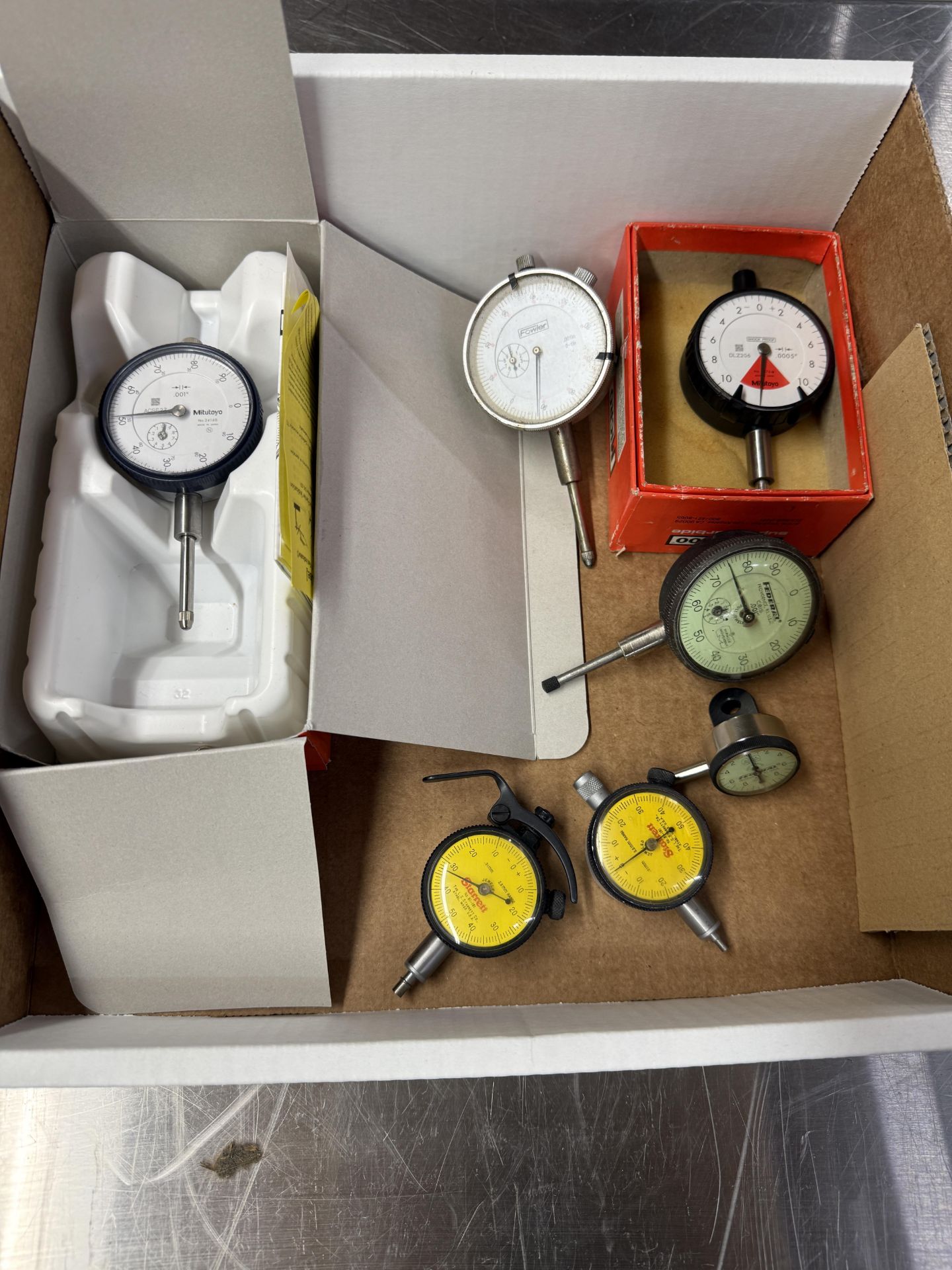 New In Box, Mitutoyo Drop Dial Indicator # 24165, Mitutoyo DLZ206 .0005 ...