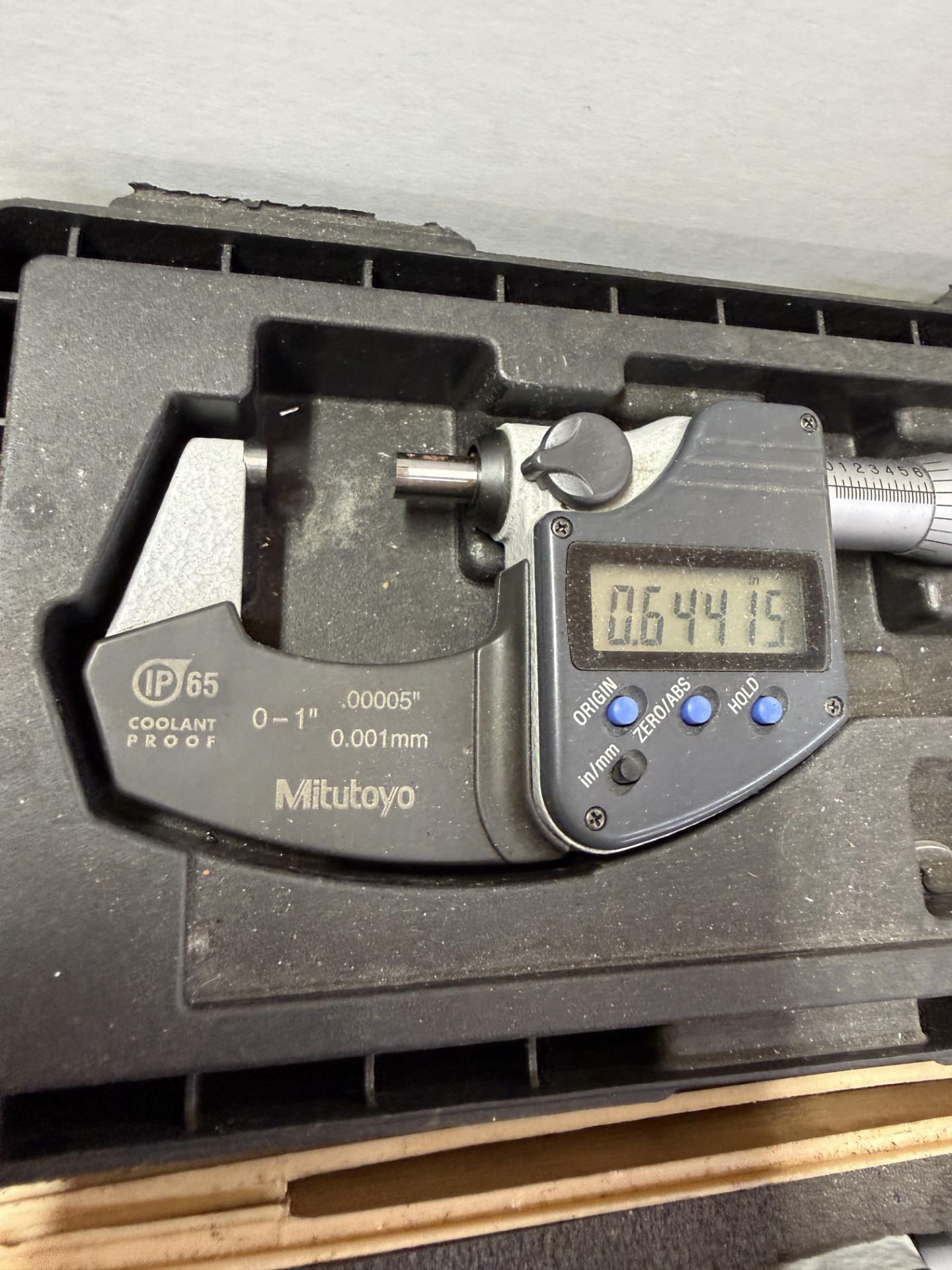 Digital Mitutoyo Thread Micrometer With Multiple Pitches # 326-351-10 ...