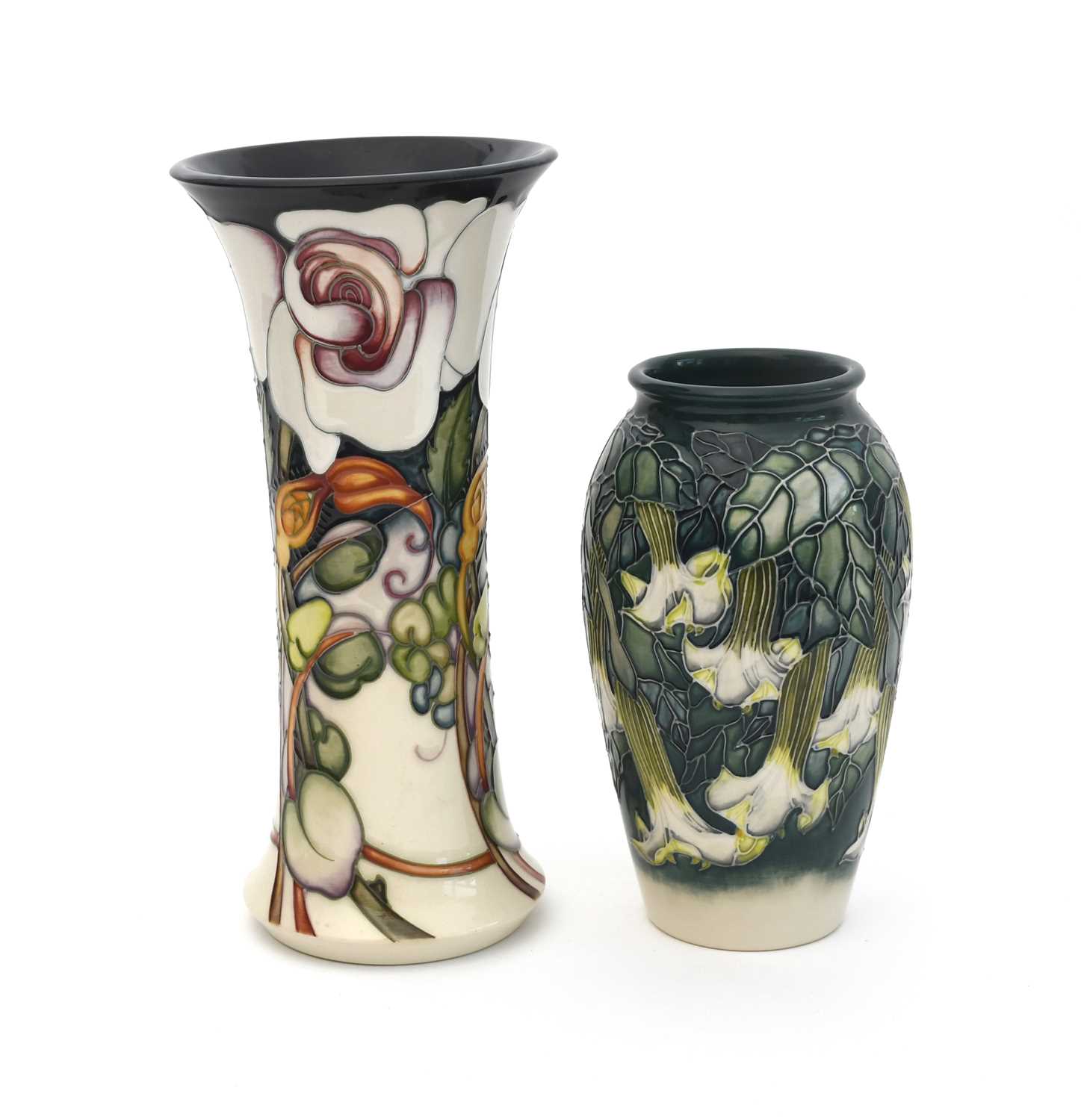 'Elizabeth' a modern Moorcroft Pottery vase designed by Emma Bossons ...