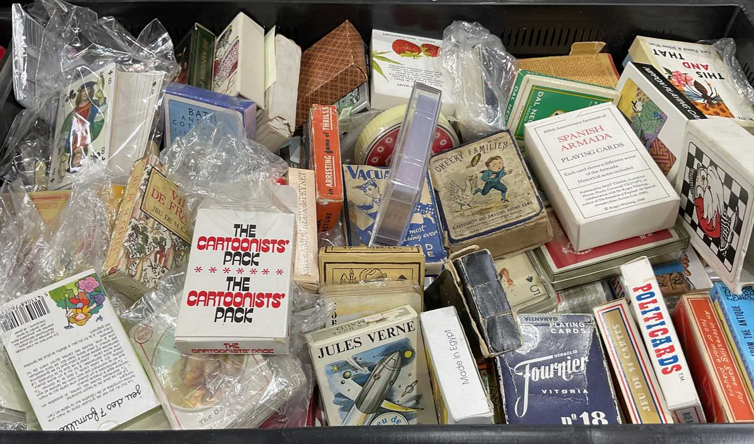 A collection of playing and games cards, from the early 19th through to ...