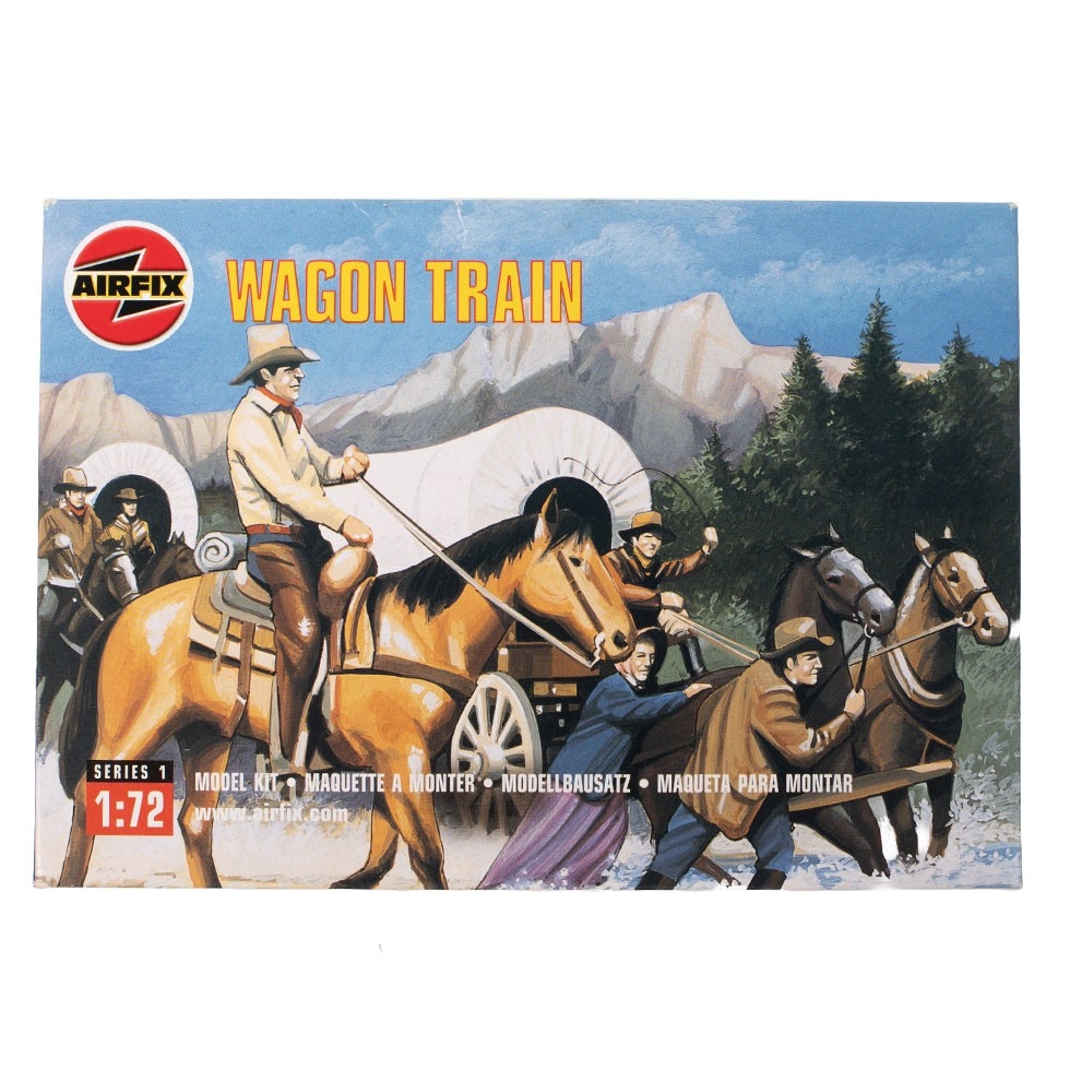 Airfix Fort Apache 1993 packaged together with Airfix Wagon Train 1:72 ...