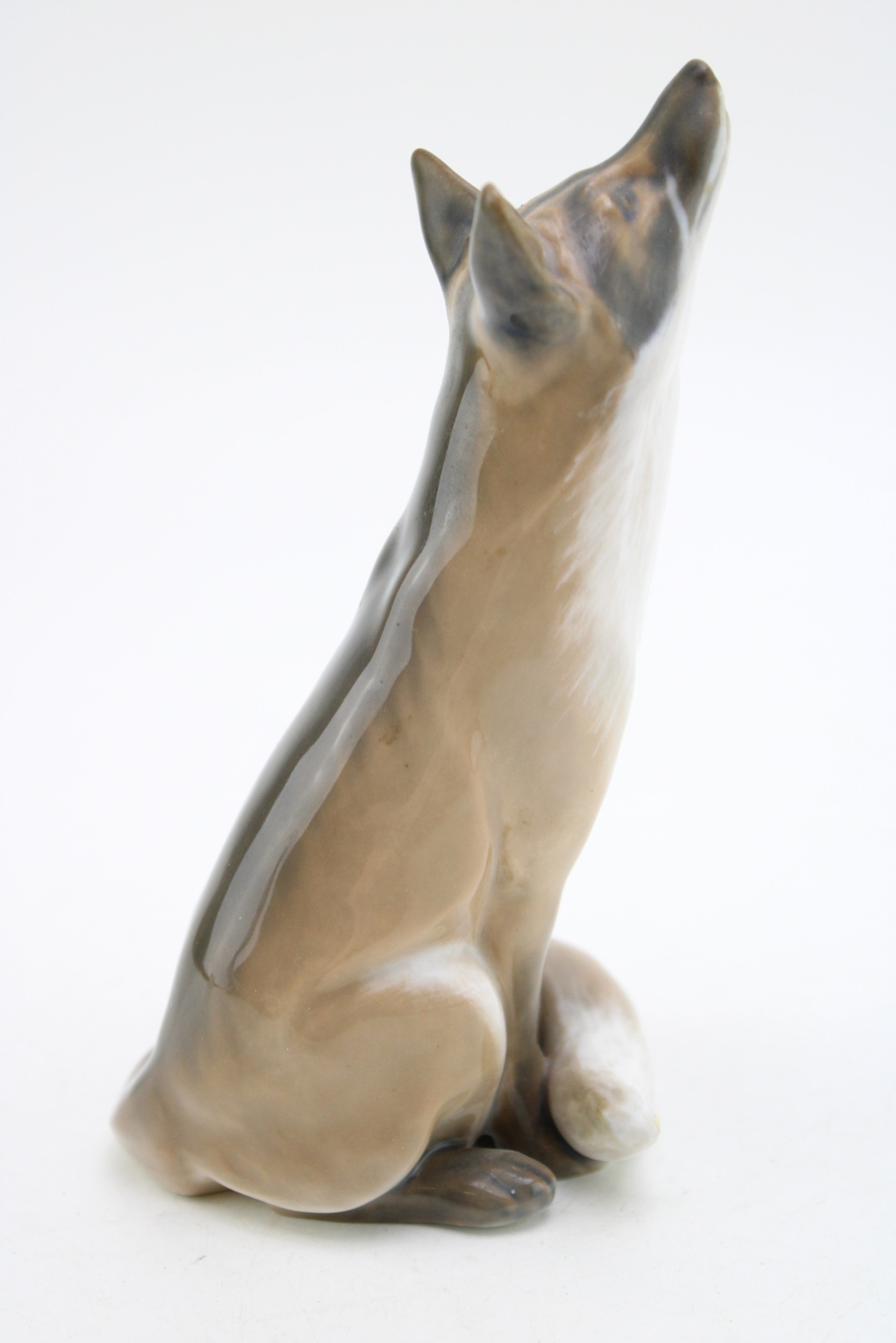 Royal Copenhagen fox figure, printed and hand written marks to ...