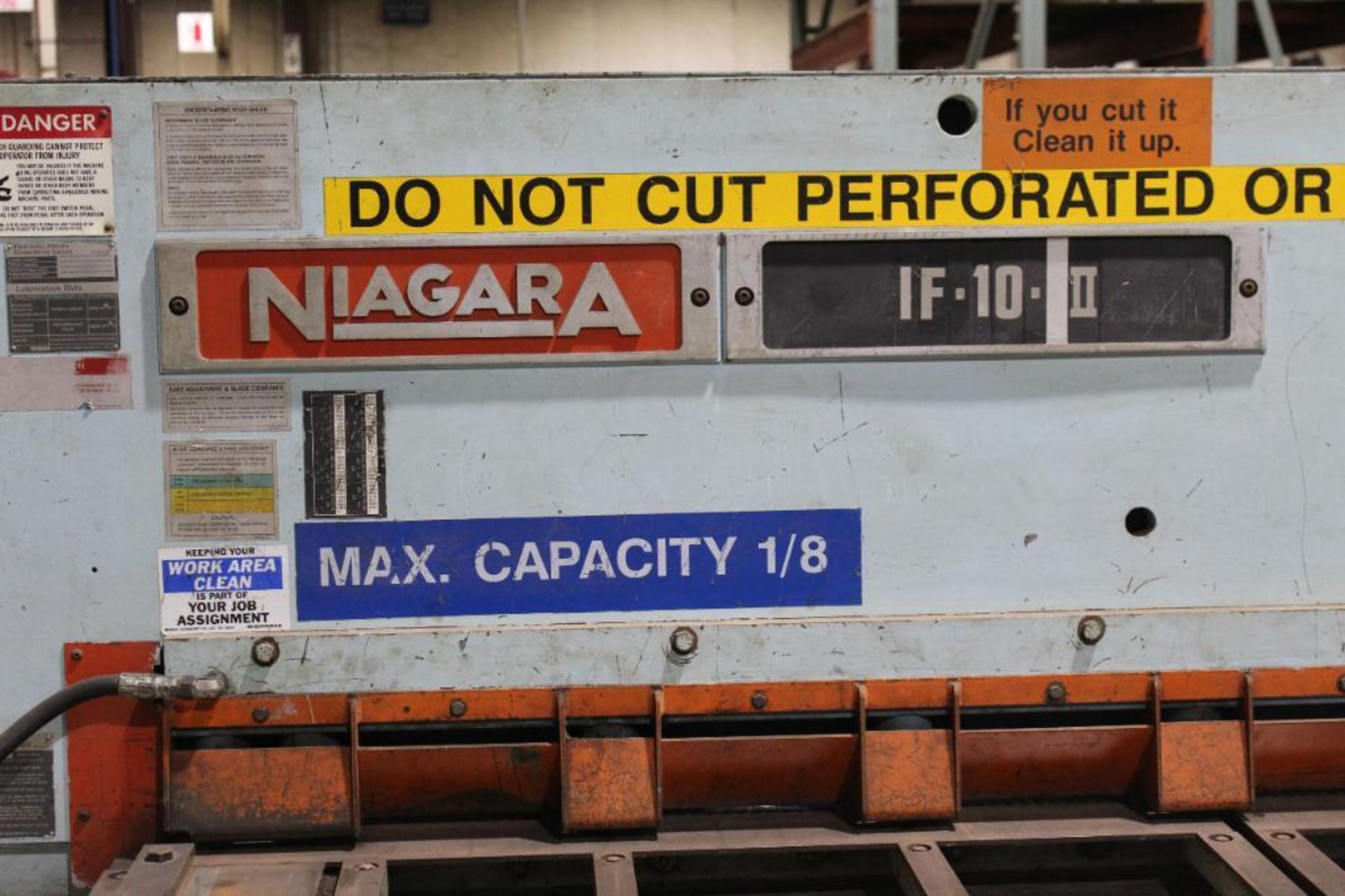 Niagara 1F-10-2 1/4" Capacity Hydraulic Shear Model:IF-10-1/4 II