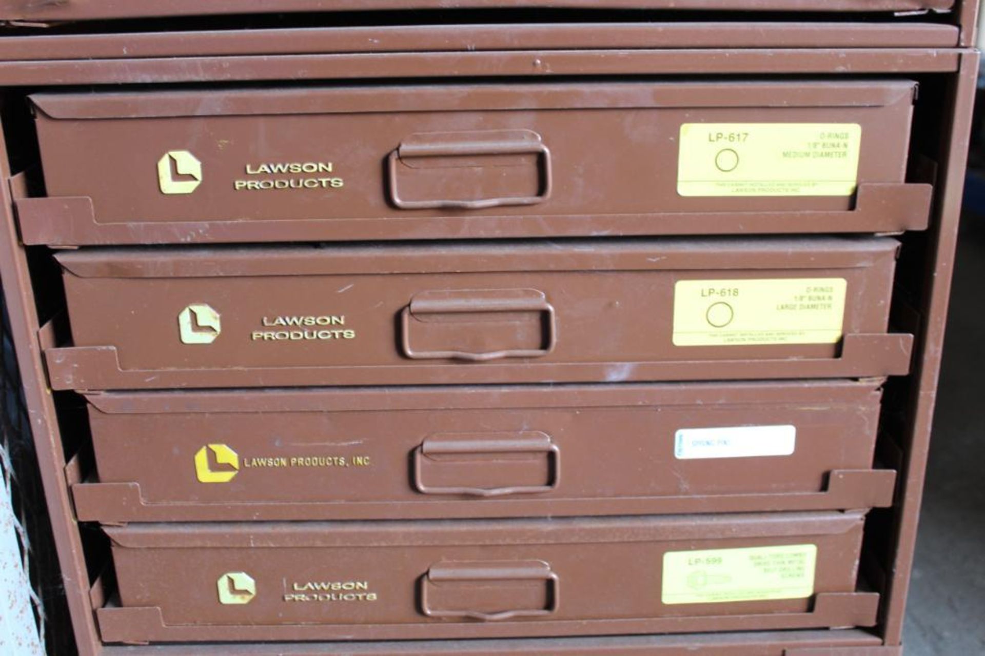 Lawson Products Organizer with Contents- Screws, Bolts, O-Rings and ...