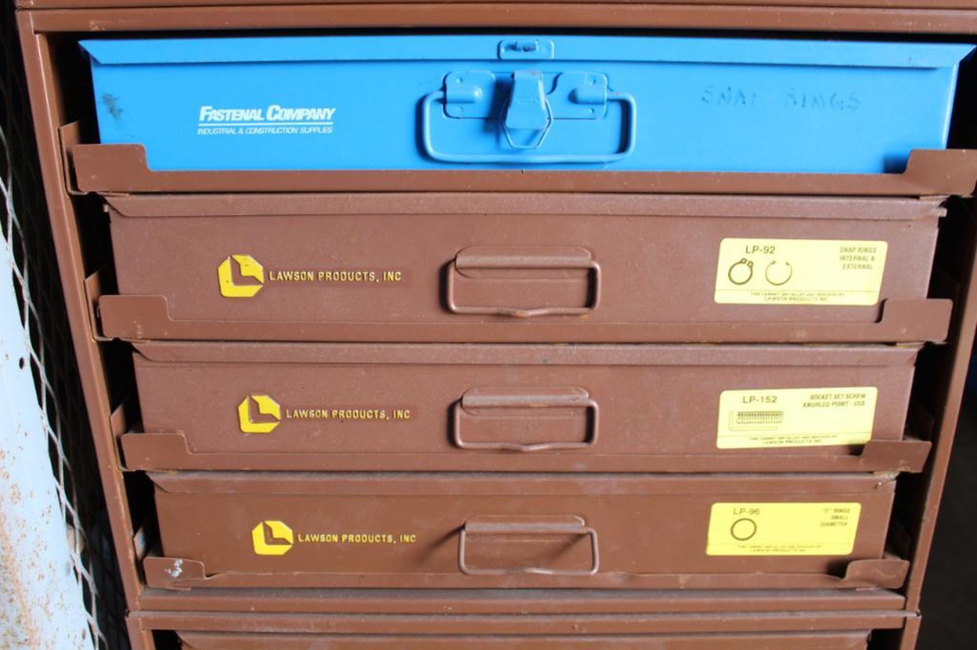 Lawson Products Organizer with Contents- Screws, Bolts, O-Rings and ...