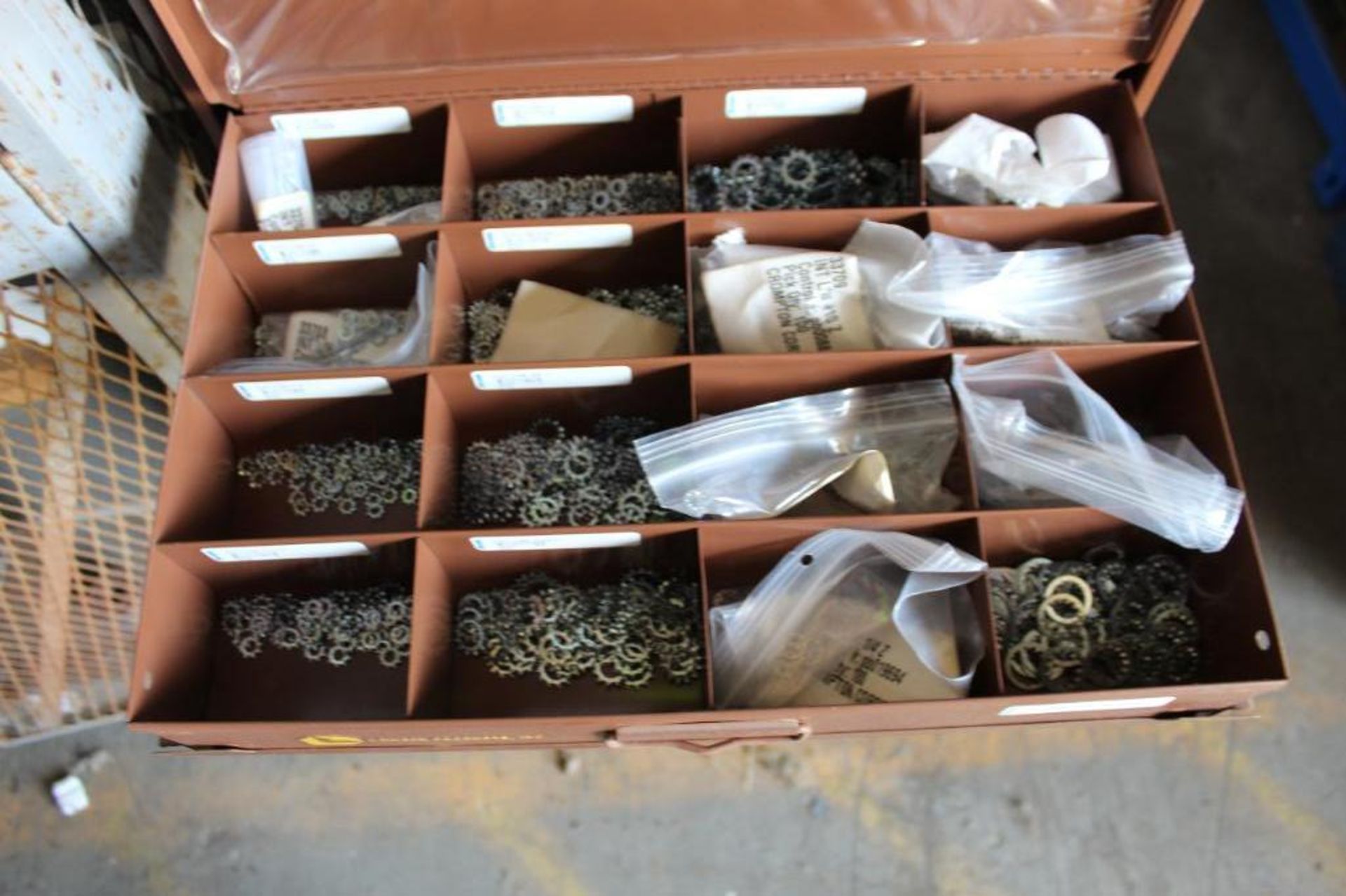 Lawson Products Organizer with Contents- Screws, Bolts, O-Rings and ...