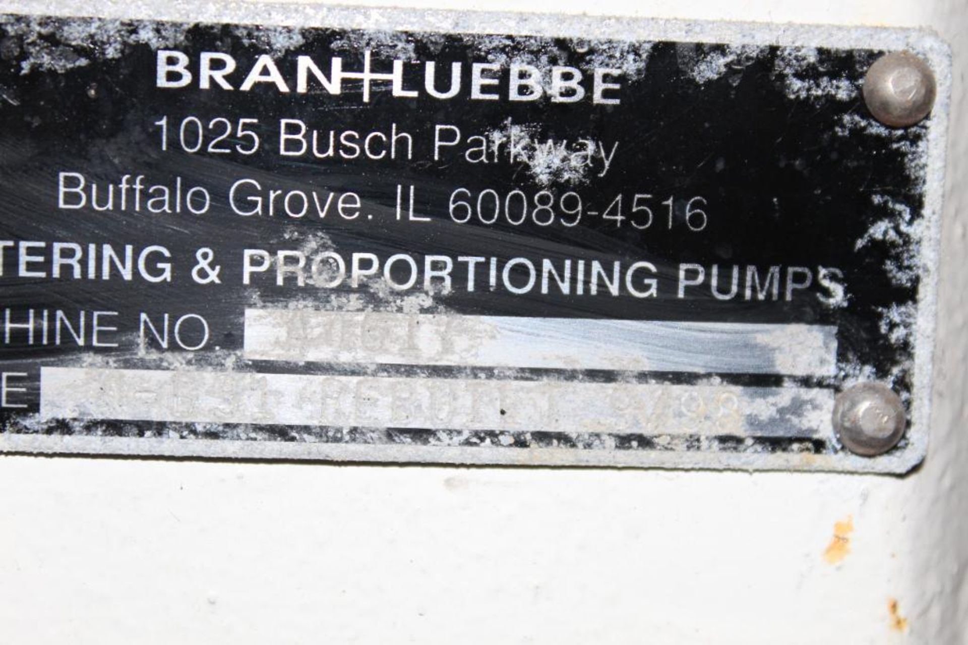 Bran Leubbe Metering and Proportioning Pump, Machine No. A4617
