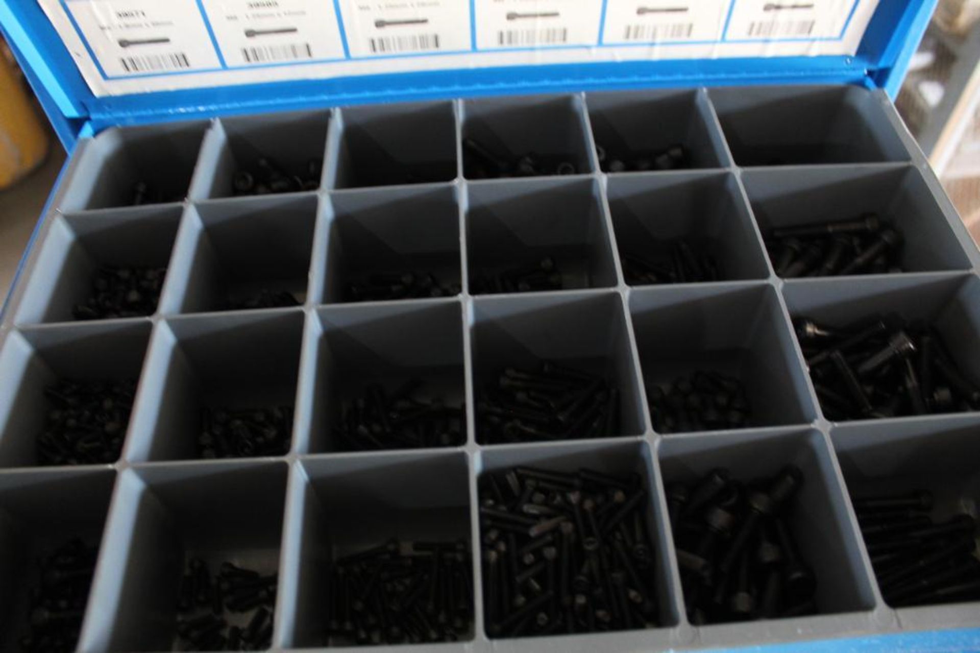 Fastenal 4-Drawer Organizer with Contents- Cotter Pins, Socket Head ...