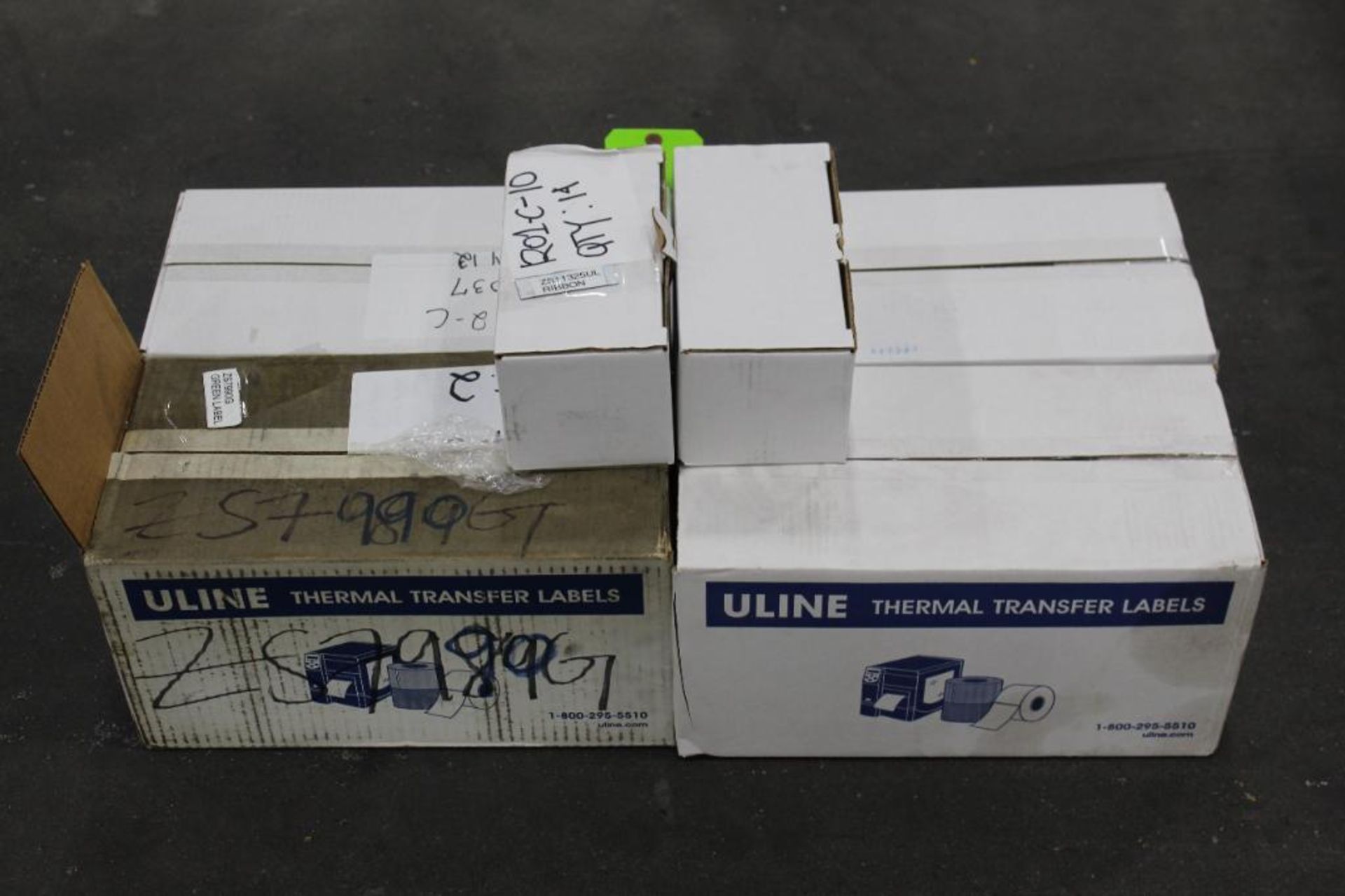 Uline Thermal Transfer Labels with Ribbons
