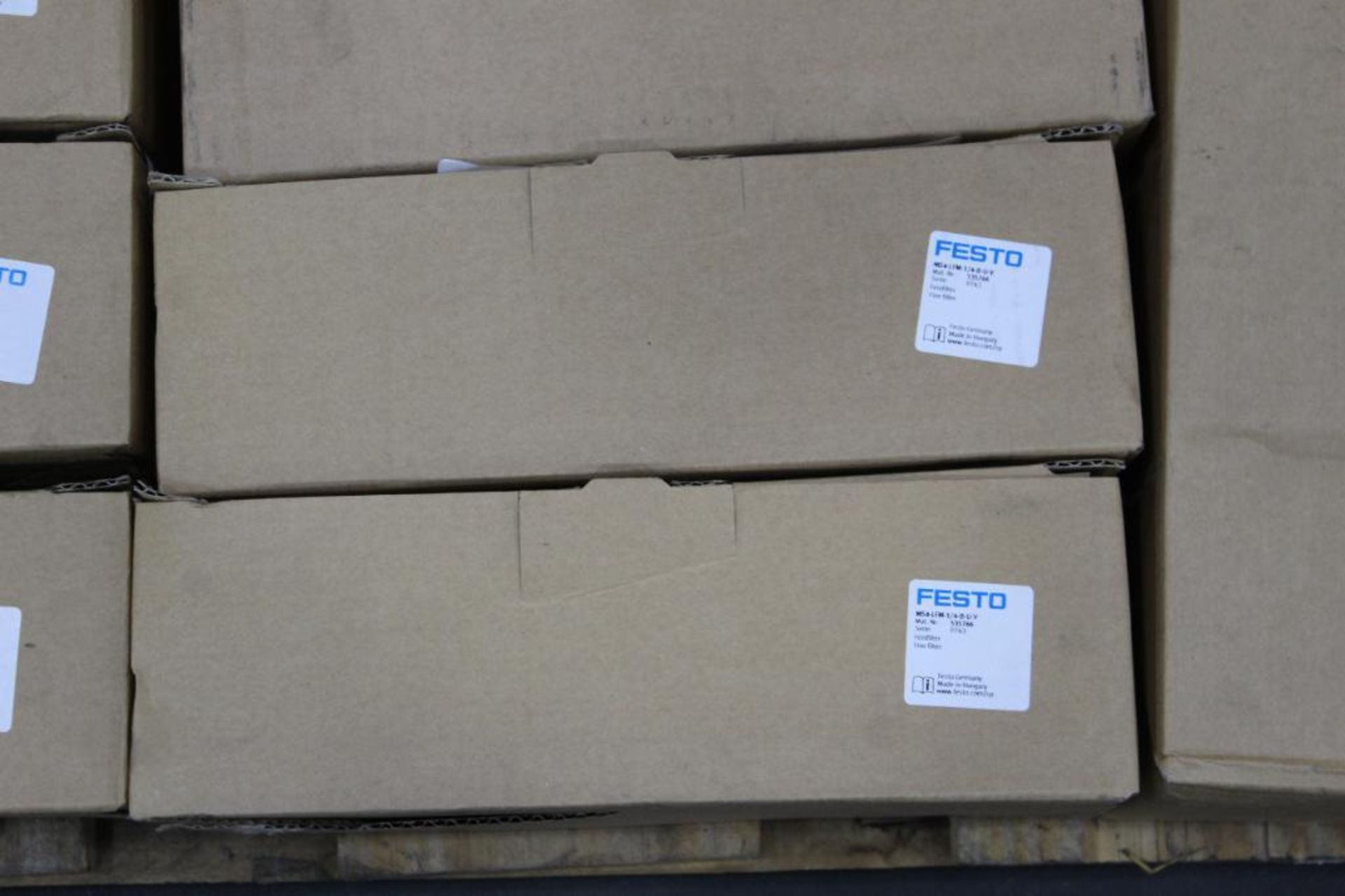 Lot of Assorted Festo Parts- (x3) MS6-LWS-1/4-U-V Series P060, 564868 ...