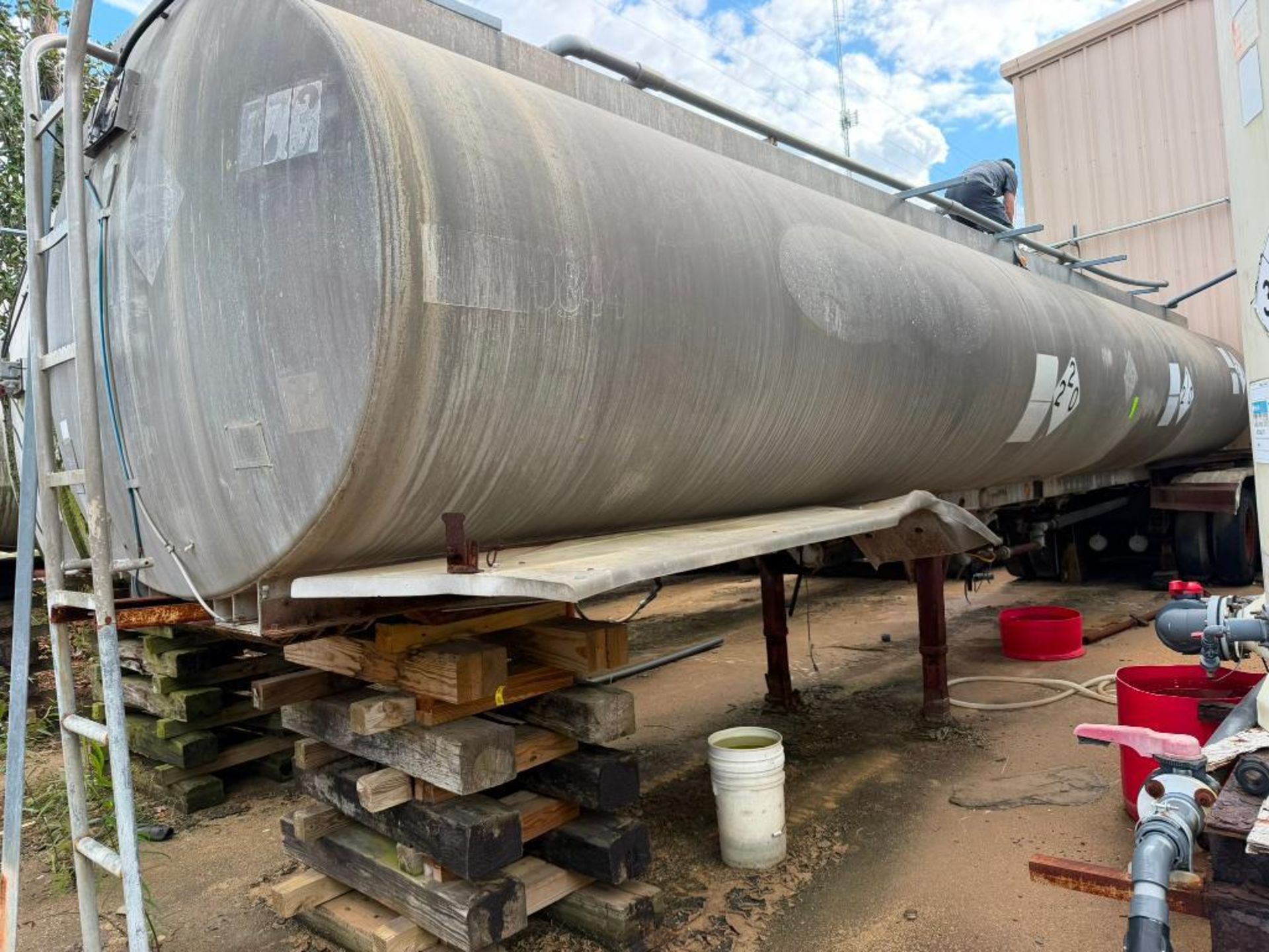 Lot of Three (3), 9,000 Gallon Aluminum Tanks, NOTE: Tanks Held Pure ...