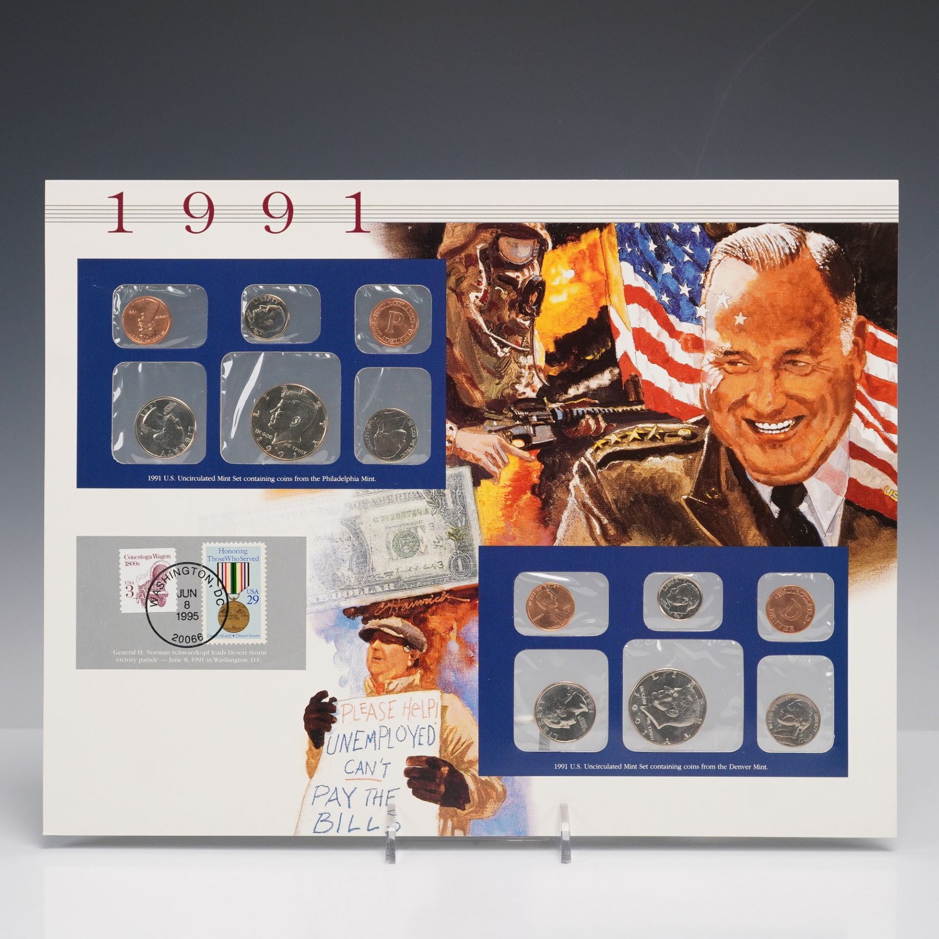 1989 to 1991 U.S. Uncirculated Coin Sets Collection. This collection ...