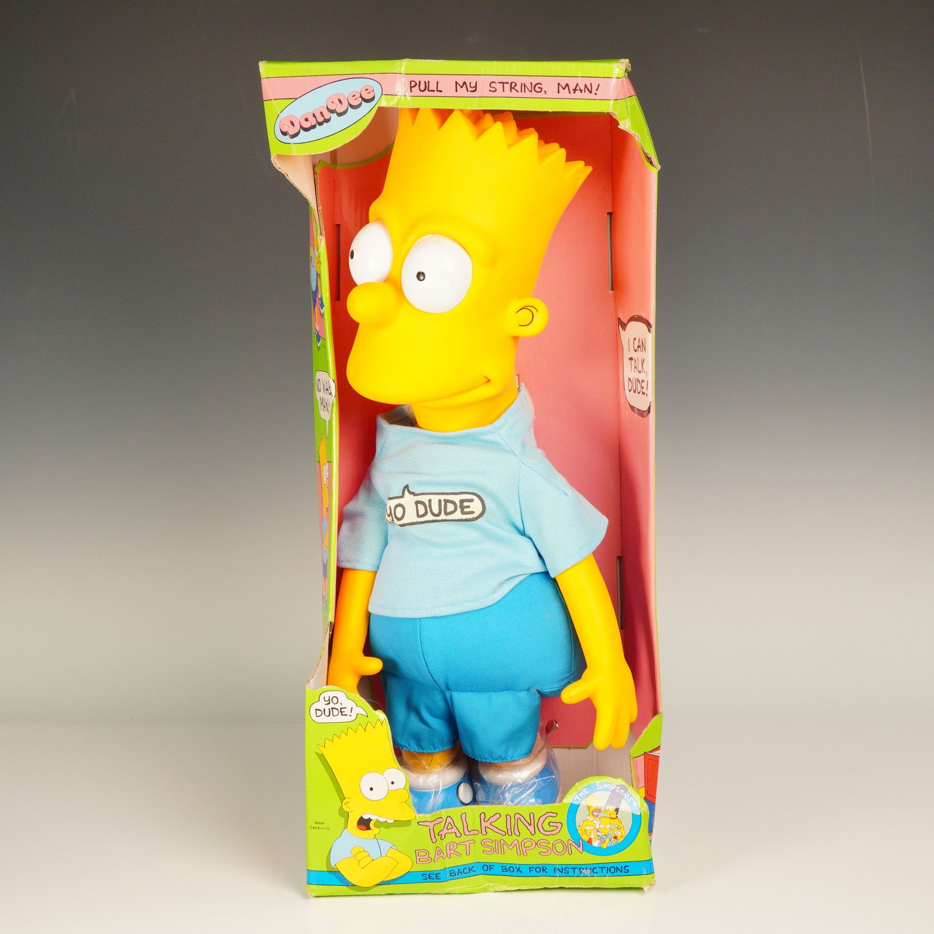 Large Talking Bart Simpson doll from The Simpsons, produced by Dart ...